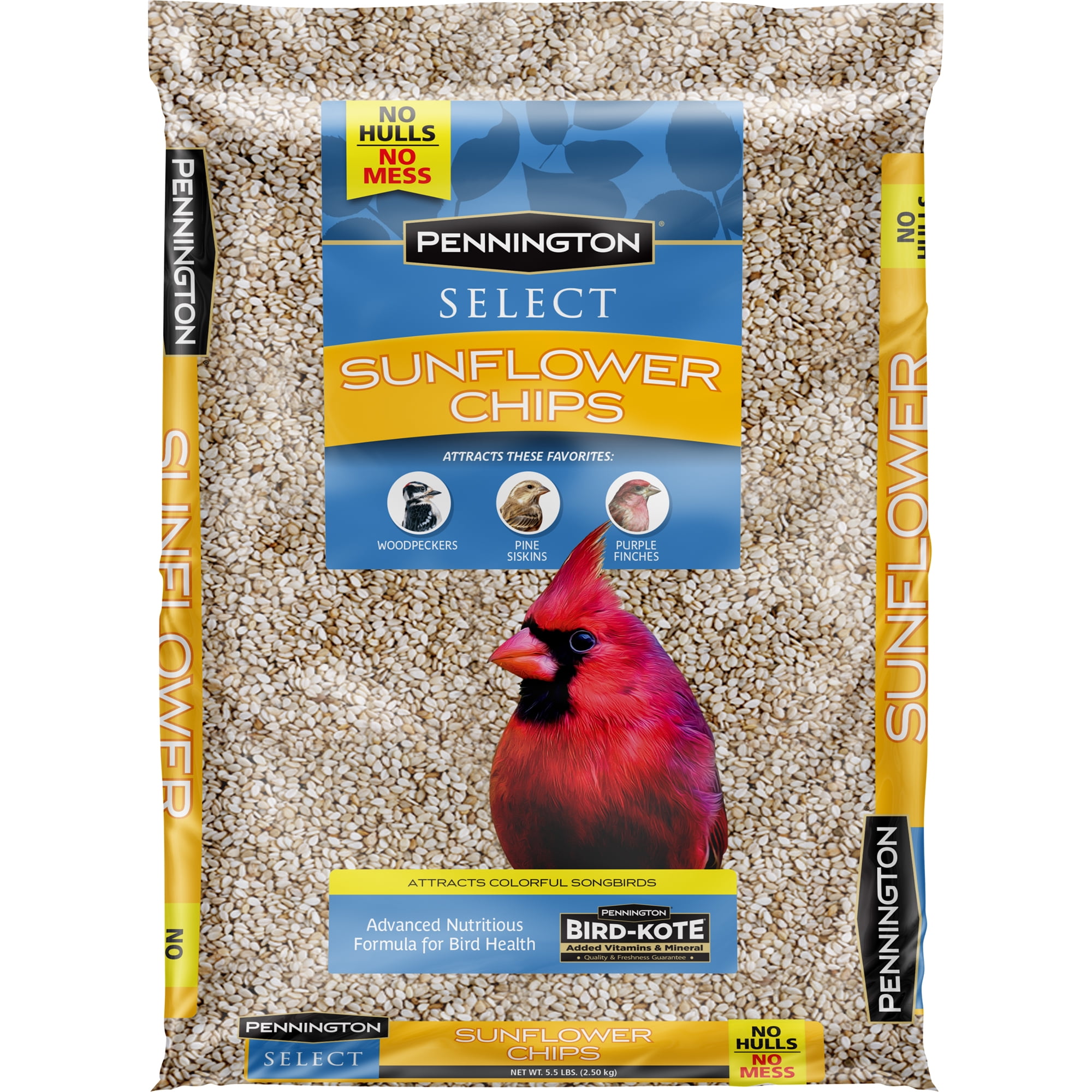 Pennington Select Fruit Flavored Sunflower Chips Wild Bird Feed, 5.5 ...