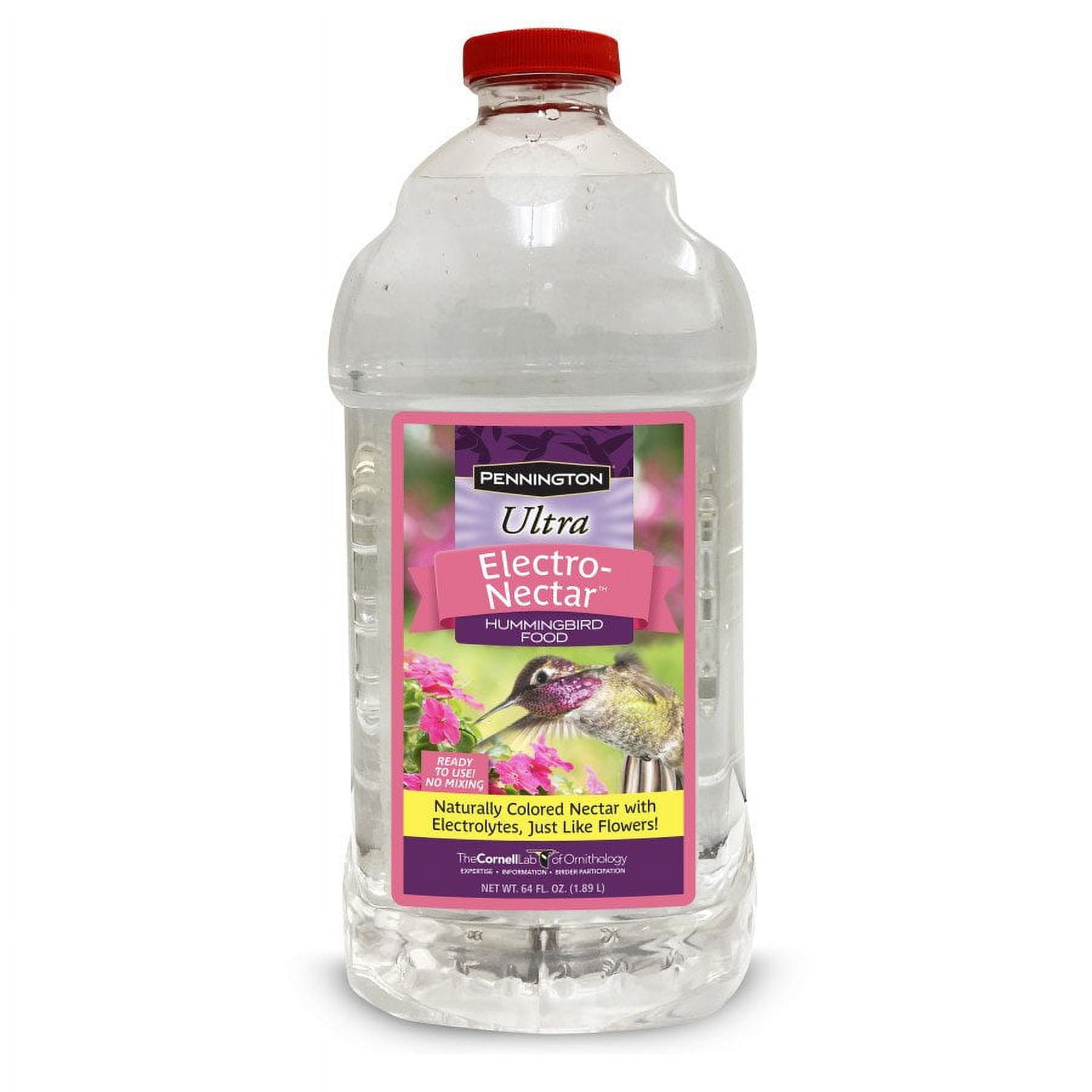 Pennington ElectroNectar Natural Hummingbird Food, Ready-to-Use Liquid ...