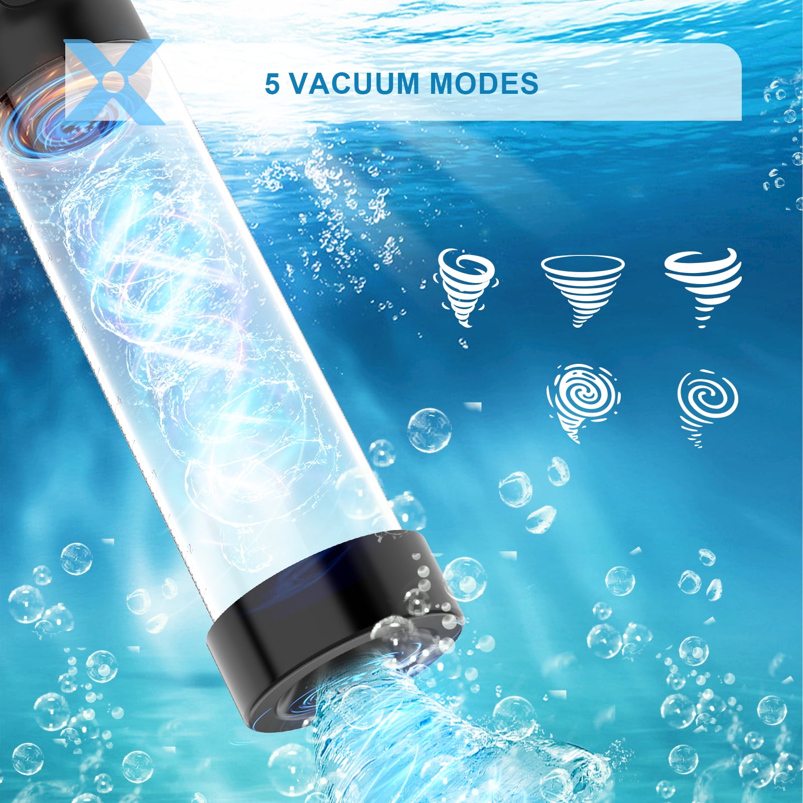 Pennise Pump with 5 Vacuum Modes & 5 Suction Modes BDF - Walmart.com