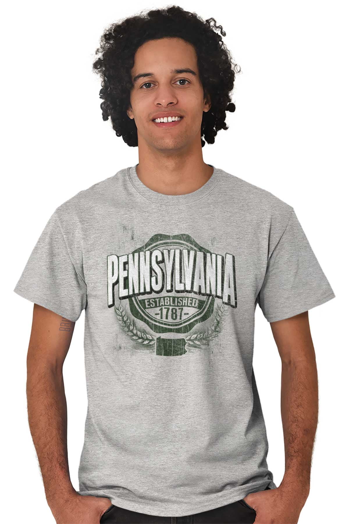 Pennsylvania PA Student Campus Pride Men's Graphic T Shirt Tees Brisco ...