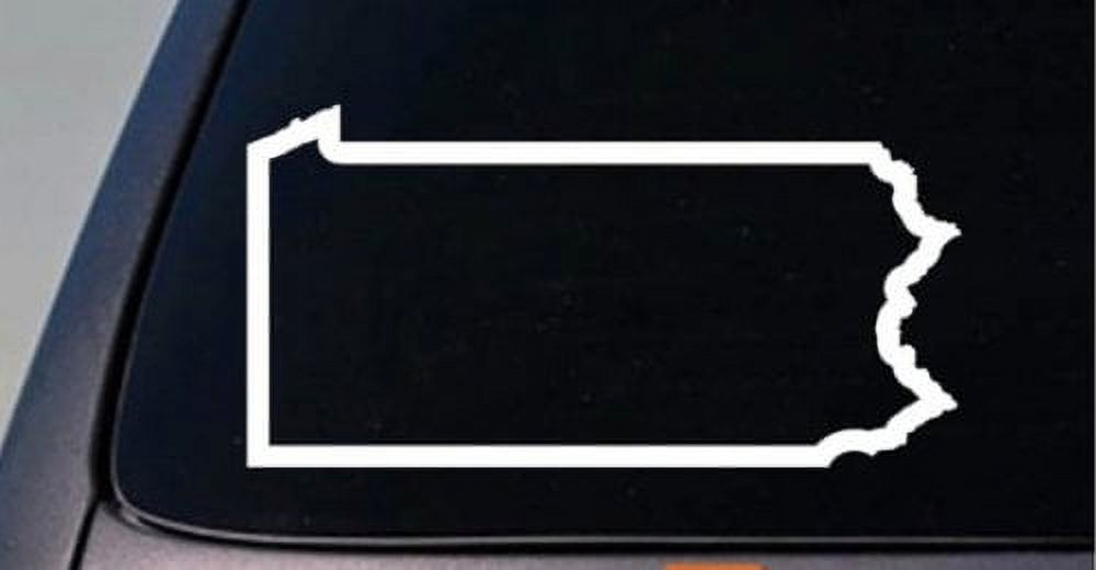 Pennsylvania State Decal Sticker Car Window - Walmart.com