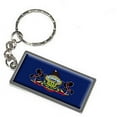 Pennsylvania State Flag Keychain Key Chain Ring - Walmart.com