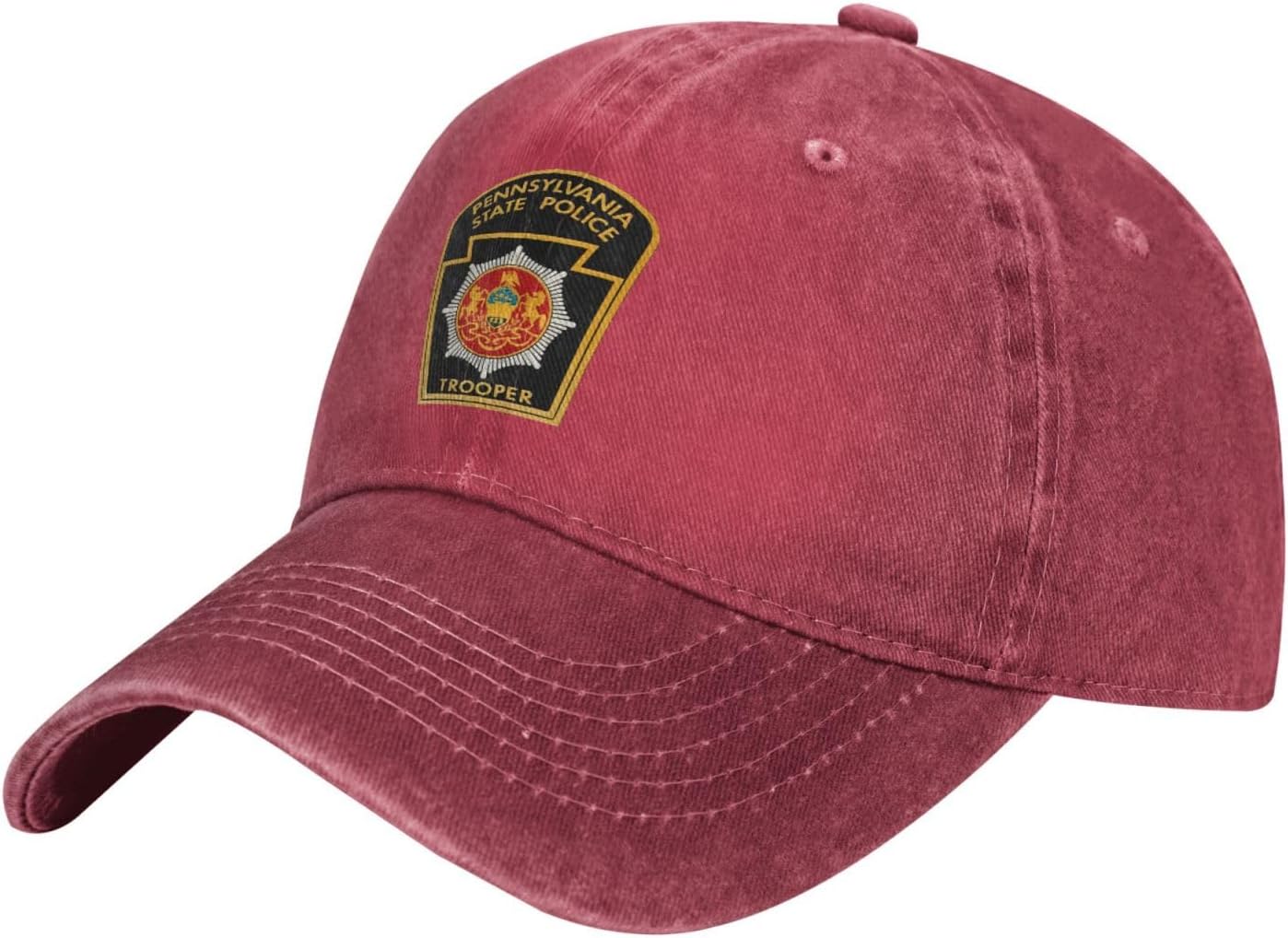 Pennsylvania State Police Vintage Wash Denim Baseball Cap - Walmart.com