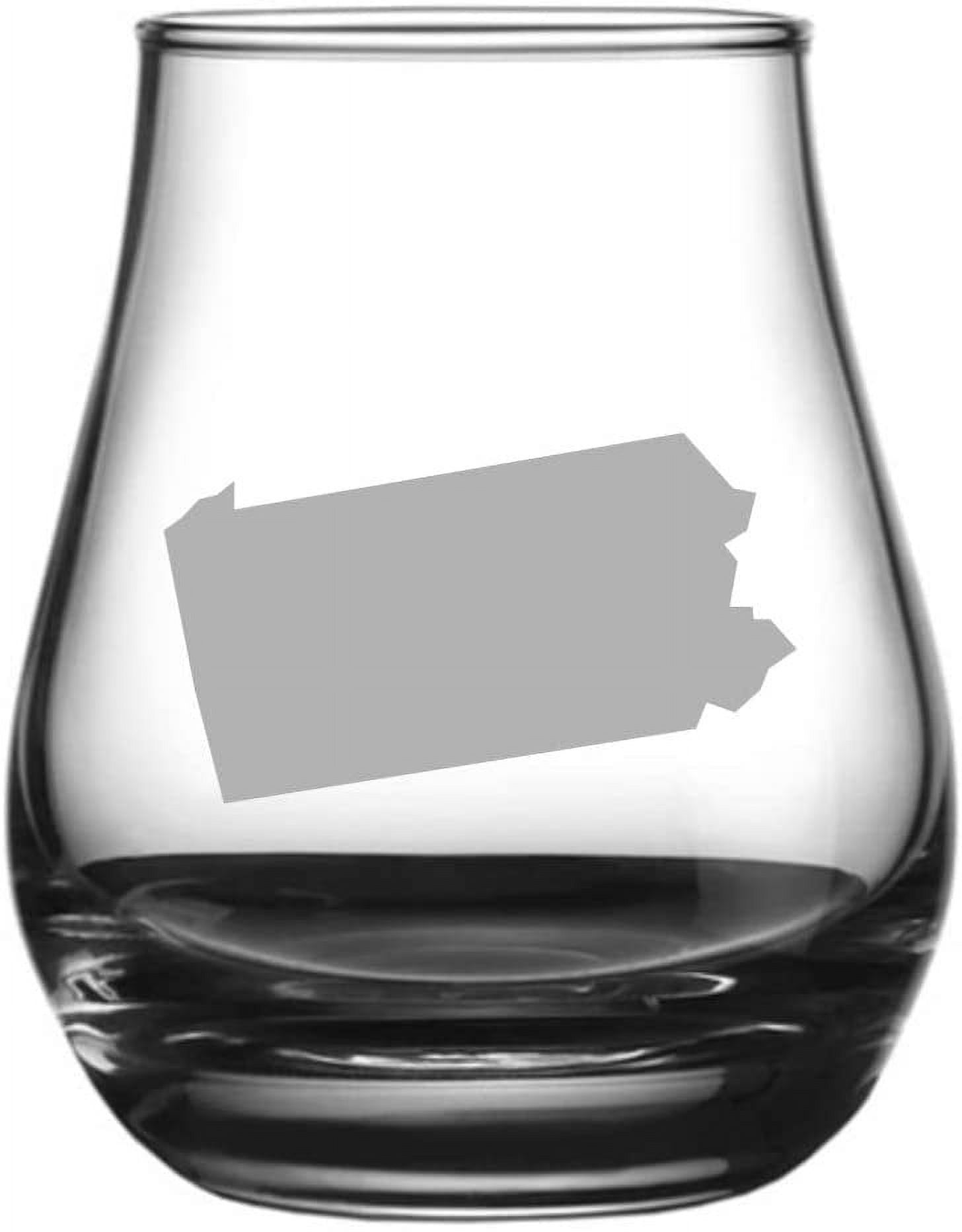 Pennsylvania States Etched 4.1oz Spey Dram Whisky Glass - Walmart.com