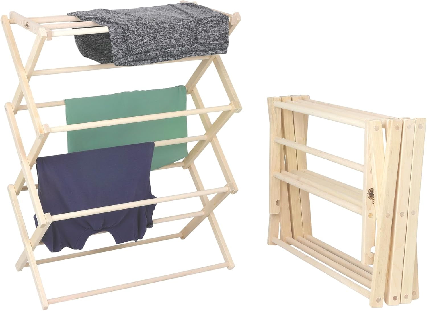 Pennsylvania Woodworks Premium American Maple Clothes Drying Rack ...