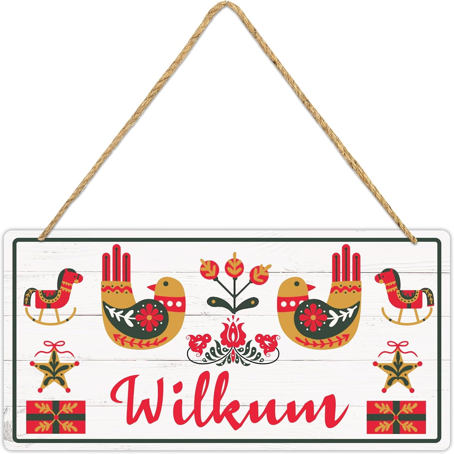 Pennsylvania Zook Dutch Hex Double Welcome Vintage Round Wooden Sign ...