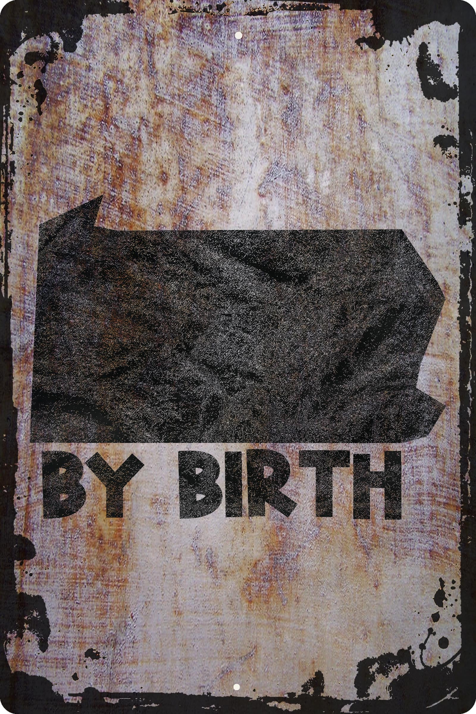 Pennsylvania by birth state map home hometown native Beige Wall Art ...