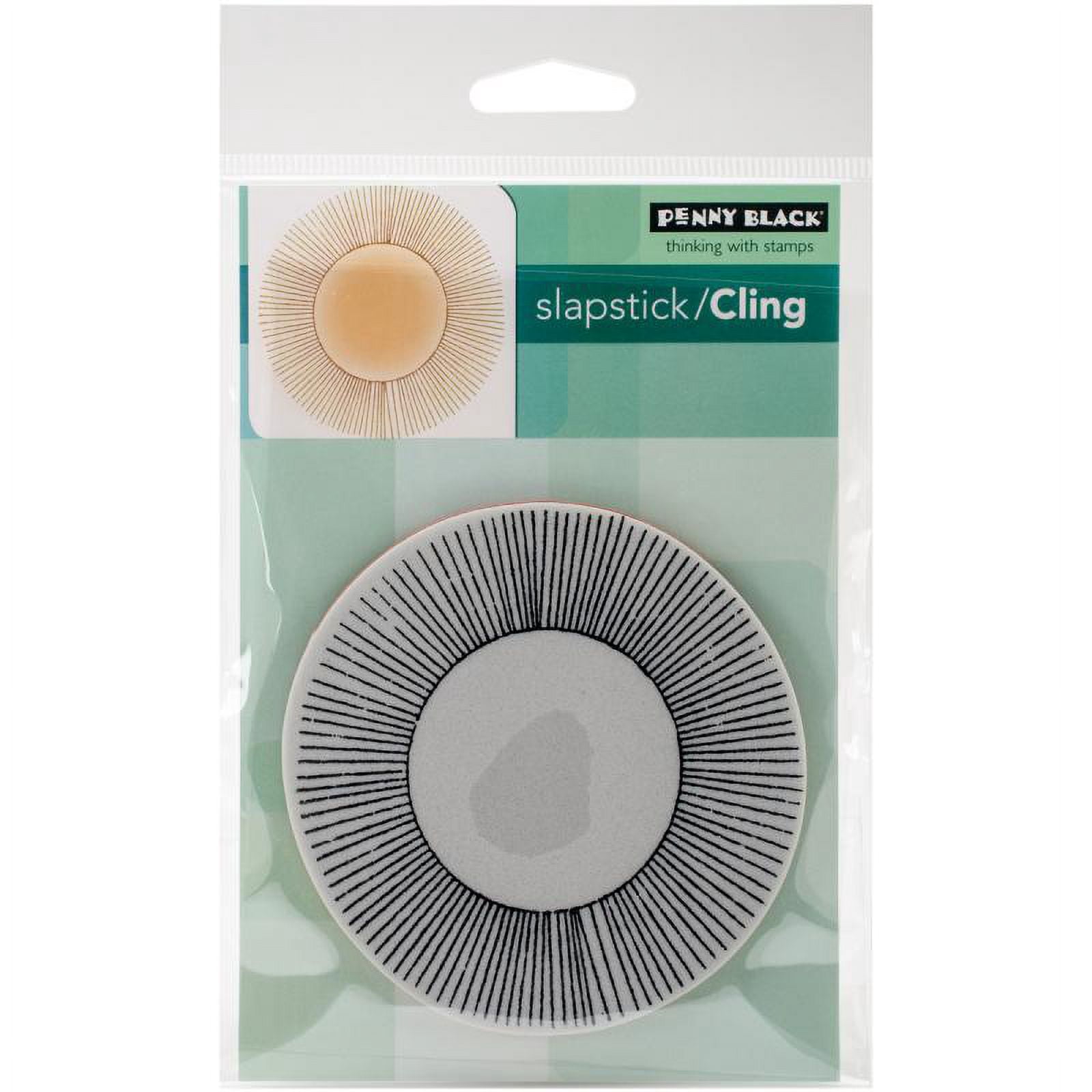Penny Black Cling Stamp 3.5"X3.5"-Energized, Pk 1, Penny Black ...