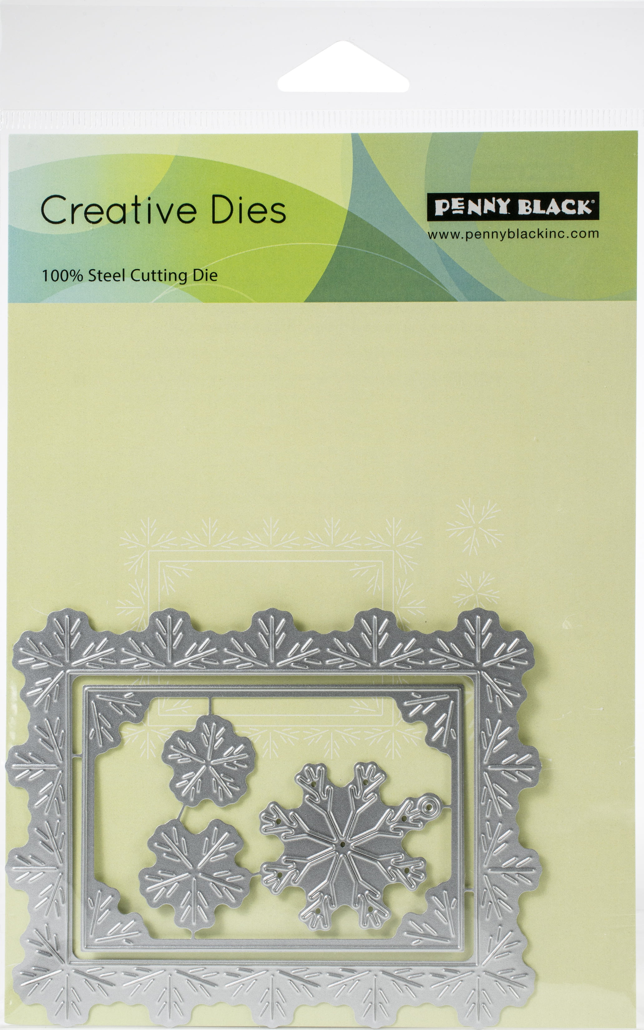 Penny Black Creative Dies-Snowflake Frame 4.5"X3.5" - Walmart.com