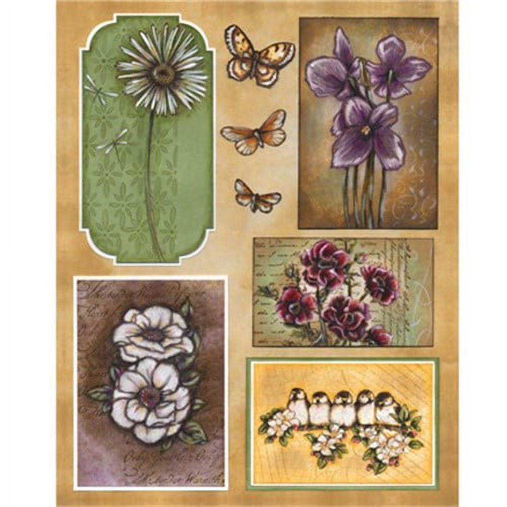 Penny Black Stickers-Spring Charm, Pk 6, Penny Black - Walmart.com