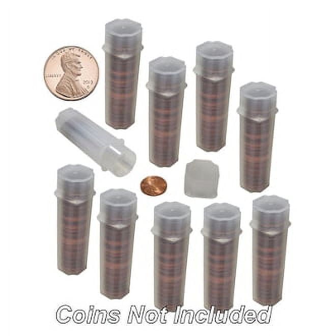 Penny/Cent Square Coin Tubes by Guardhouse, 19mm, 10 pack - Walmart.com