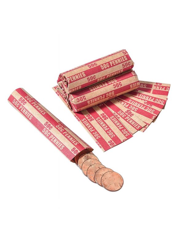 Coin Roll Wrappers in Money Handling - Walmart.com