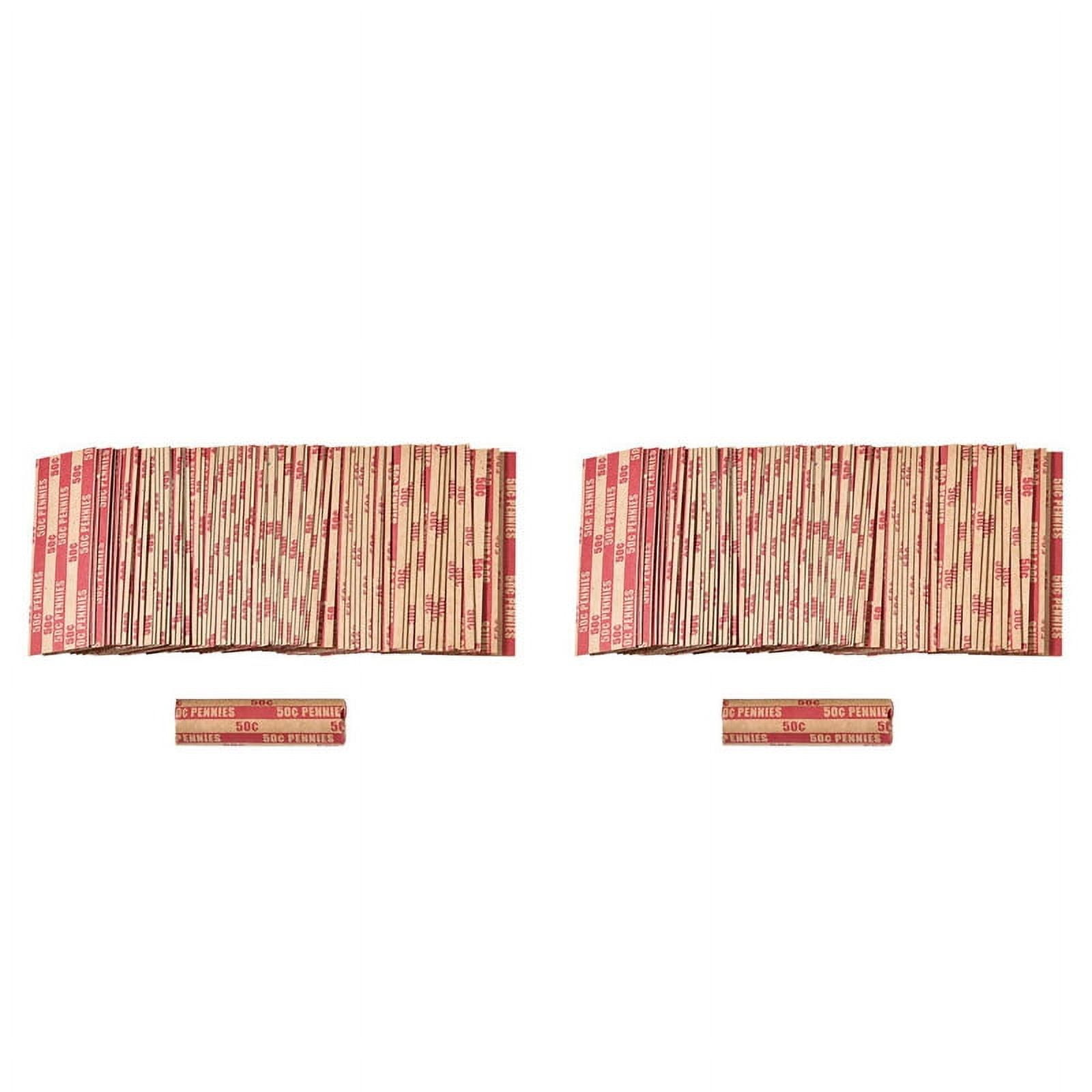 Penny Coin Wrappers Penny Sleeves Flat Penny Rolls Wrappers 200PCS ...