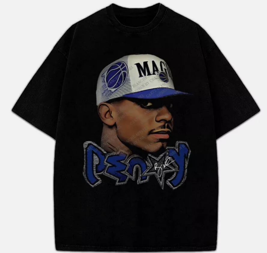 Penny Hardaway Young Magic Penny Custom Graphic T-Shirt S-5XL - Walmart.com