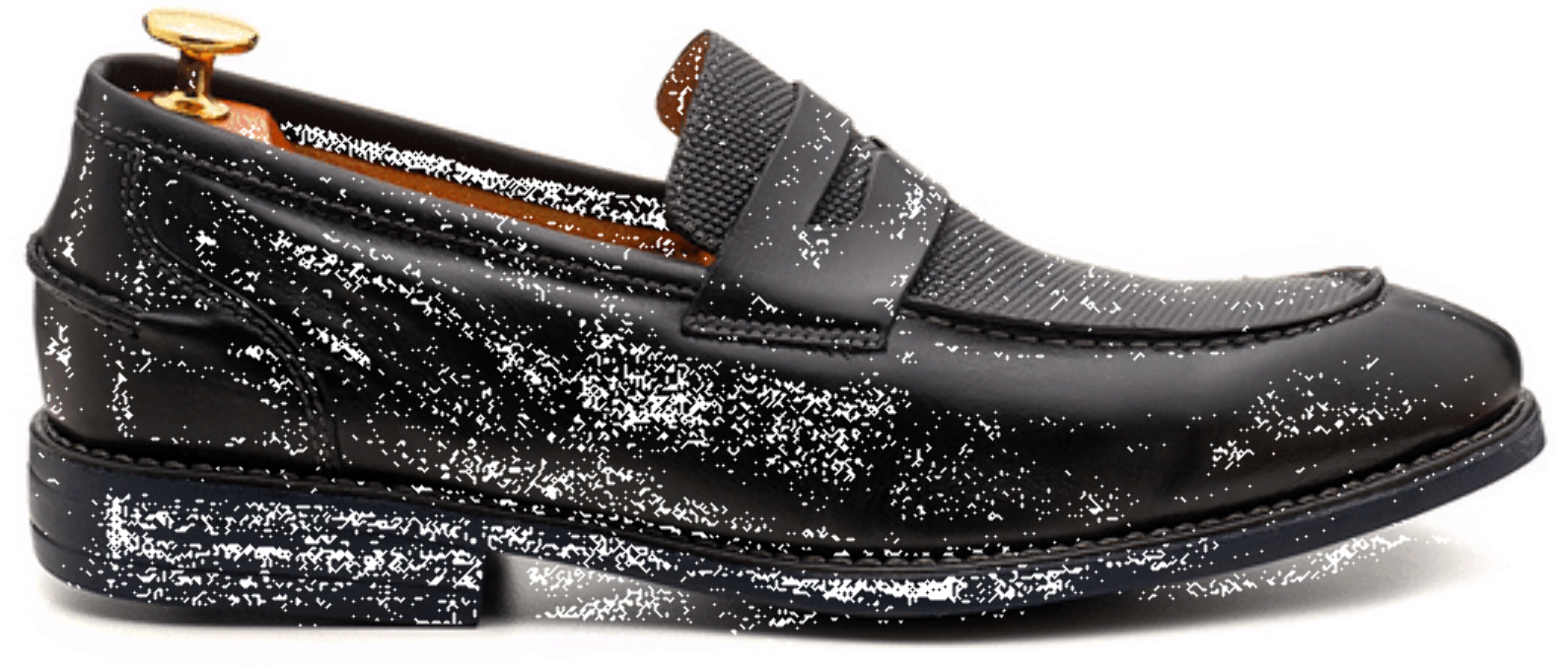 Penny Loafer Maestro Sandro Moscoloni Black Leather Men's Shoes Dress ...