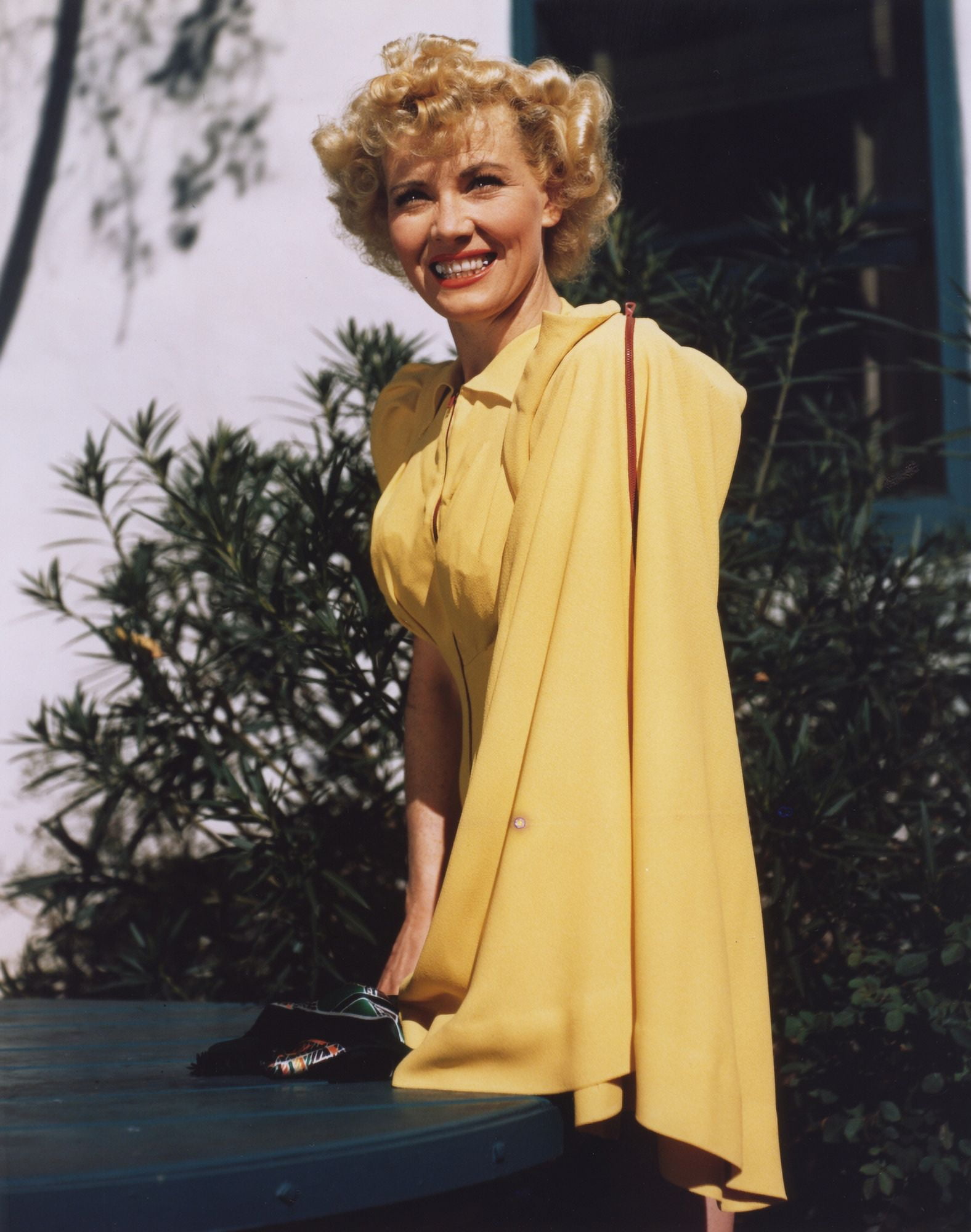 Penny Singleton posed Side View in Yellow Dress Portrait Photo Print (8 ...