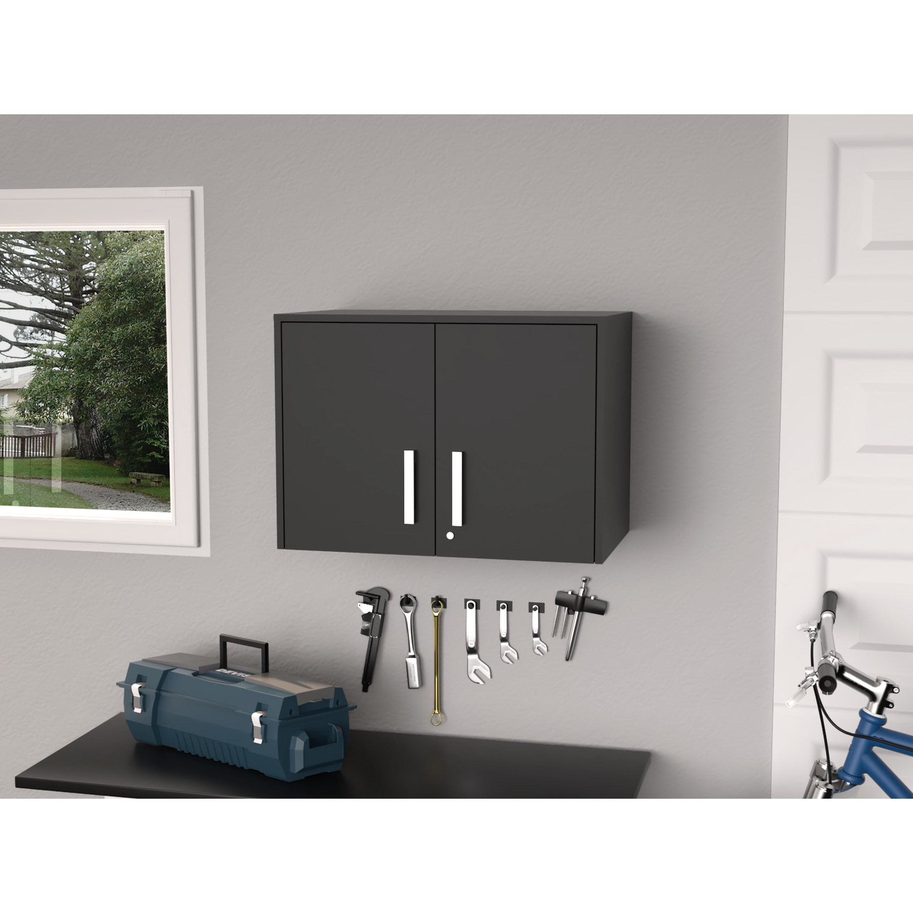 Penny Storage Wall Cabinet | Good for Garage Tool Storage | Metal ...