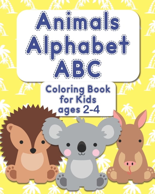 Penny's Early Learning: Animals Alphabet ABC Coloring Book for Kids ...