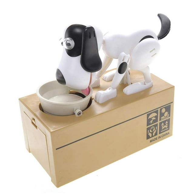 PennyPincher My Dog Piggy Bank - Robotic Coin Munching Toy Money Box ...