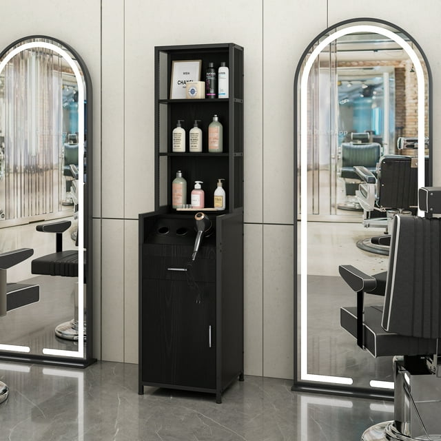 Free Shipping! Pennynana Beauty Barber Station Storage Salon Cabinet ...