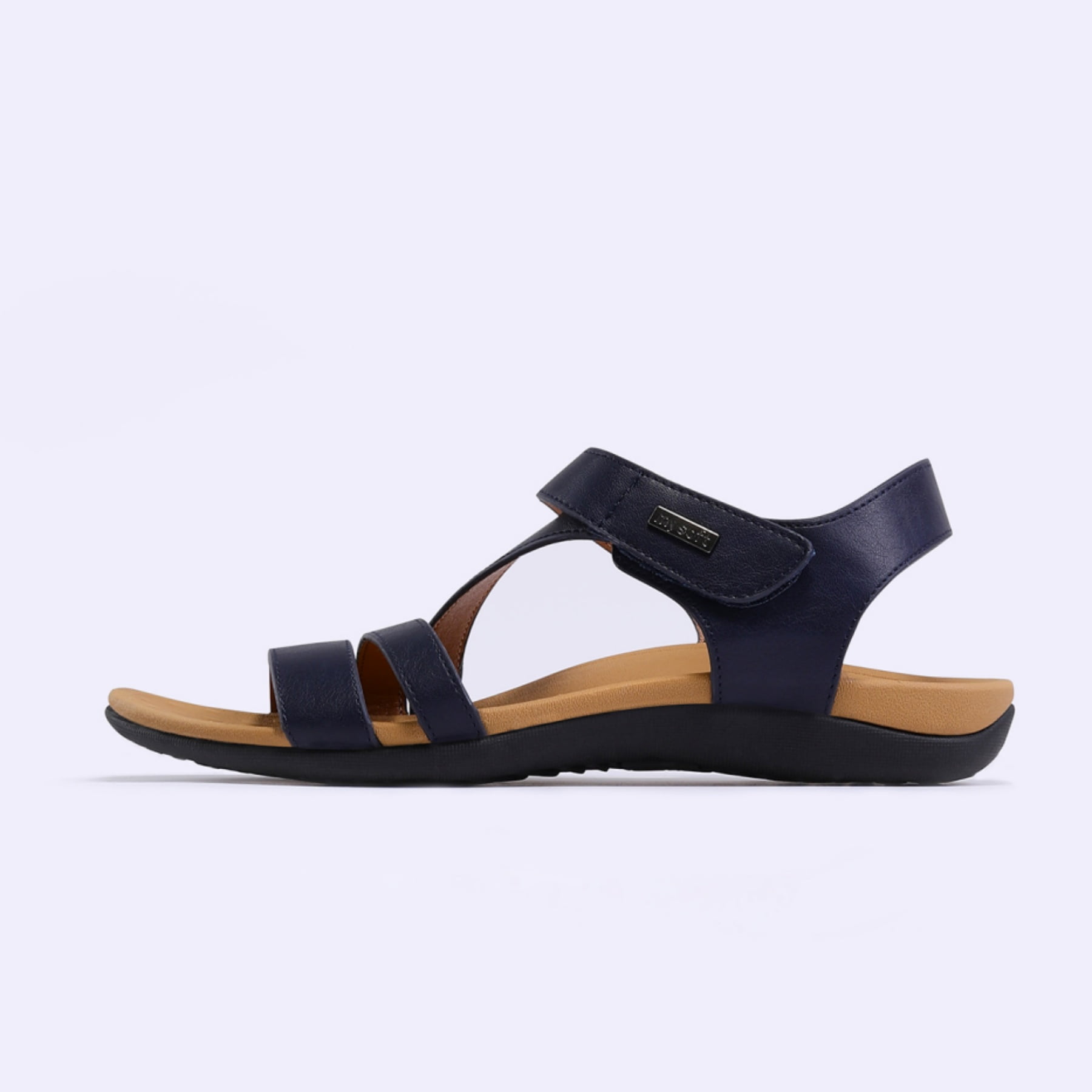 Pennysue Women's Arch Support Sandals Blue Woven Orthopedic Walking ...