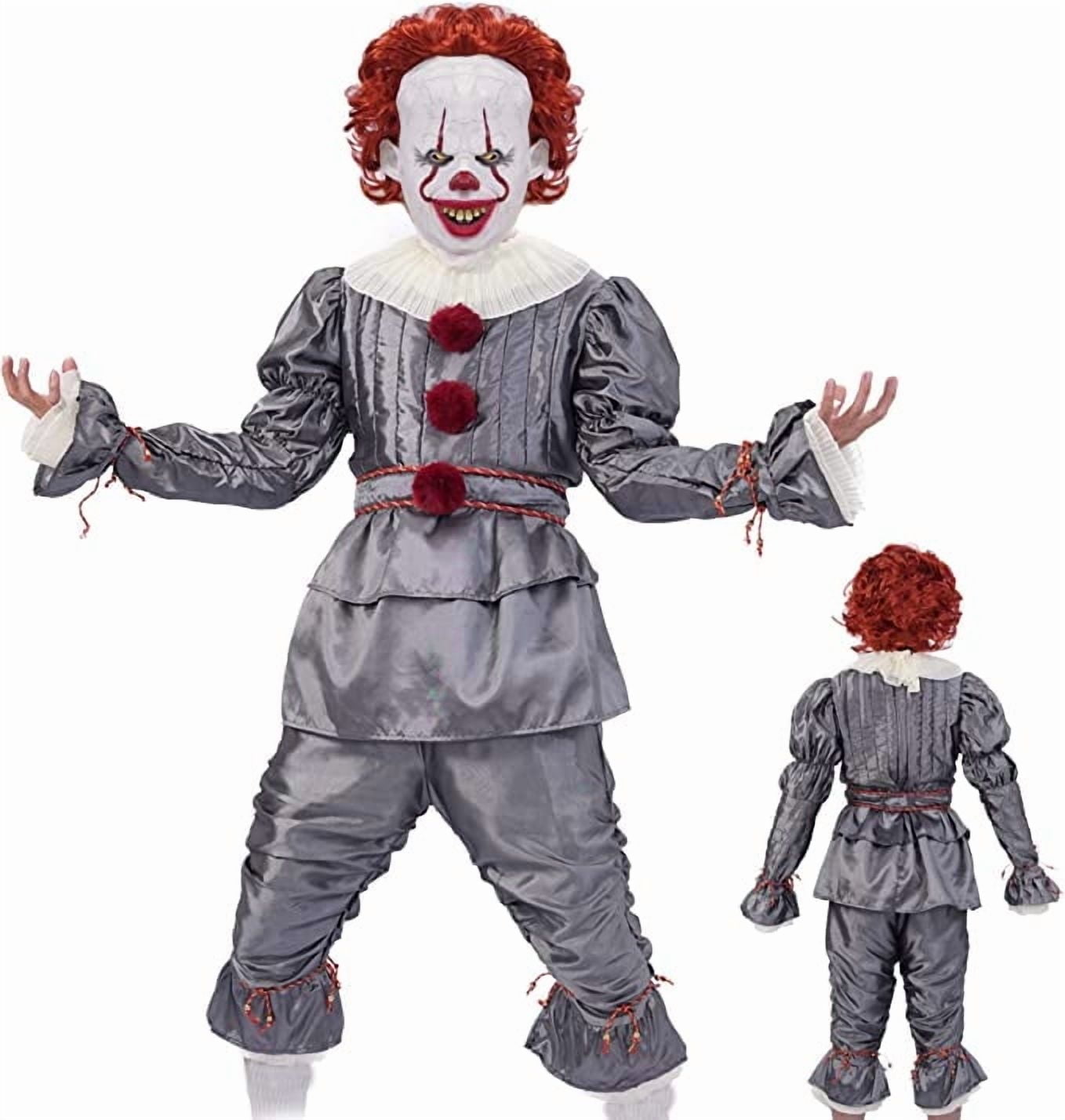 Pennywise Adult Halloween Costume with Latex Mask - Walmart.com