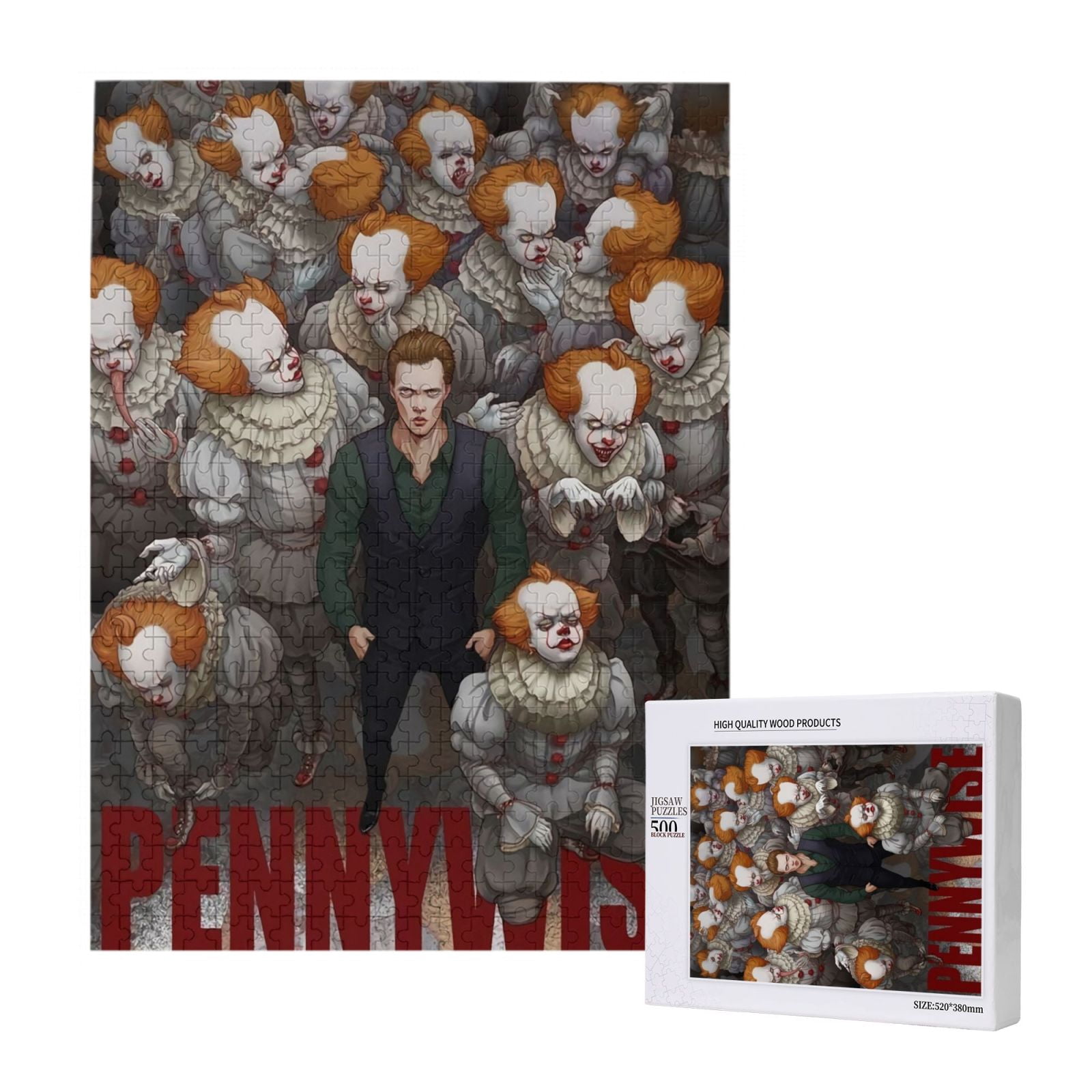 Pennywise Anime Puzzles Boys Girls Teens 300/500/1000 Piece Wooden ...