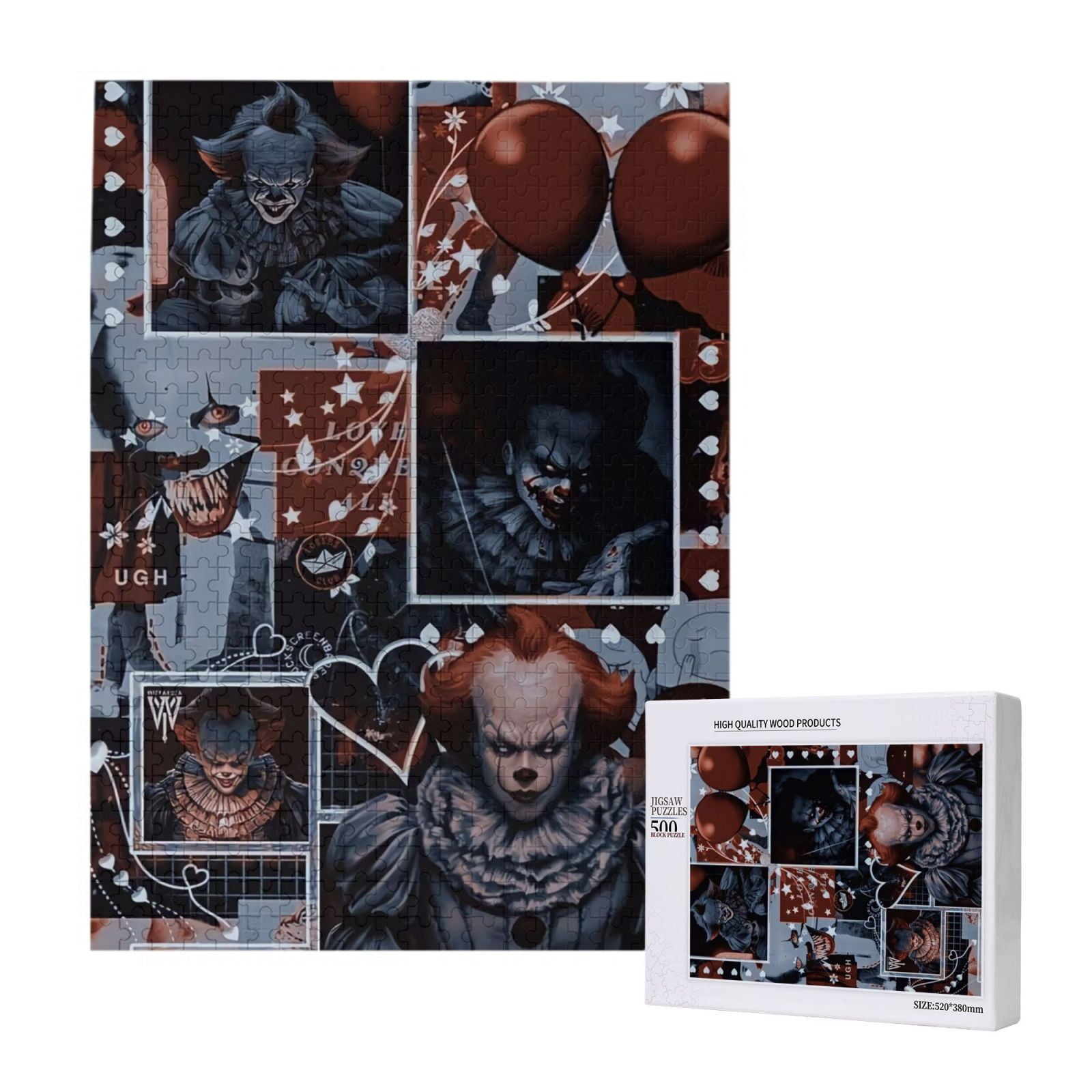 Pennywise Anime Puzzles Boys Girls Teens 300/500/1000 Piece Wooden ...