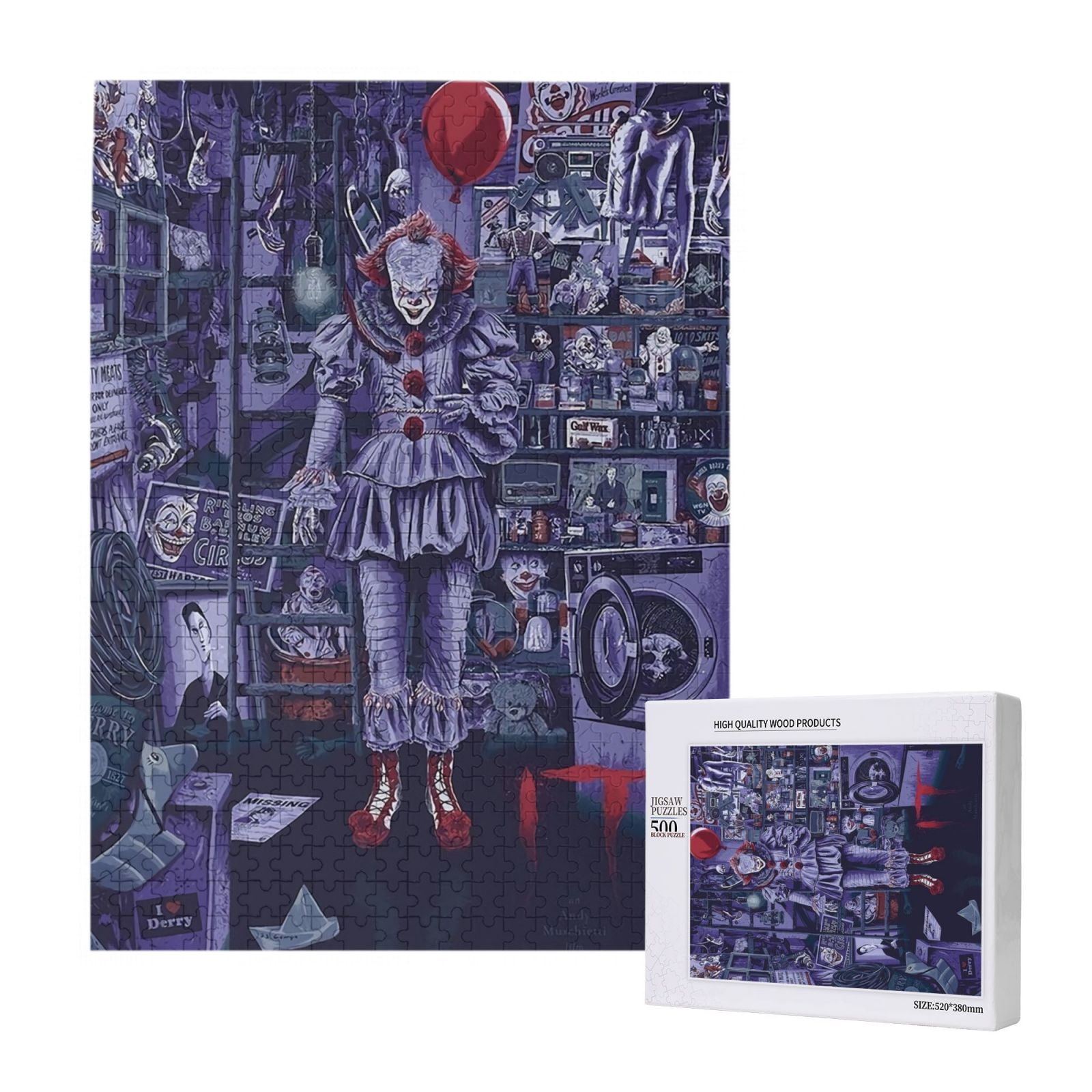 Pennywise Anime Puzzles Boys Girls Teens 300/500/1000 Piece Wooden ...