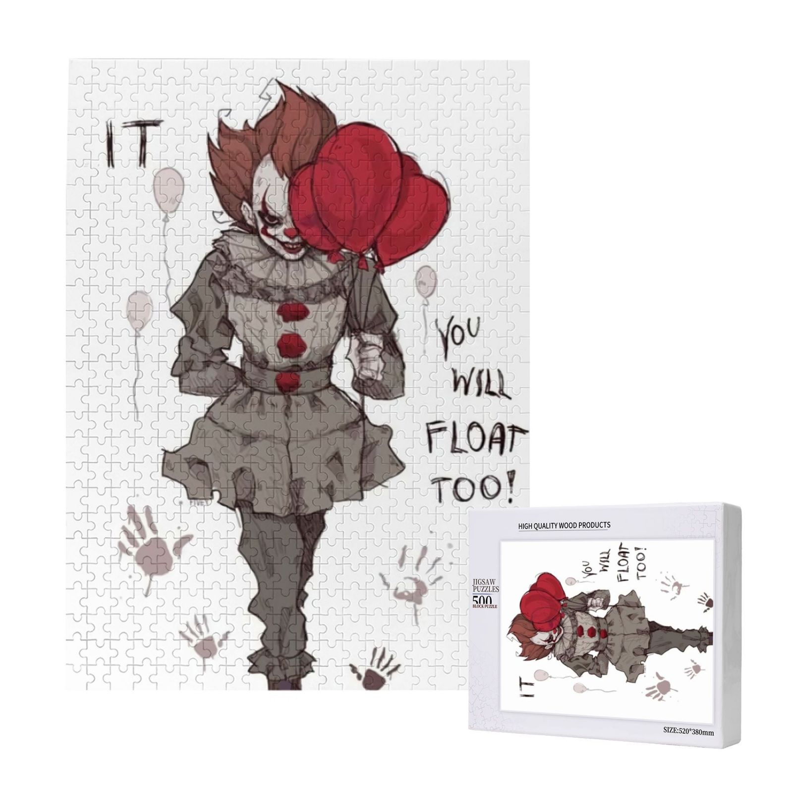 Pennywise Anime Puzzles Boys Girls Teens 300/500/1000 Piece Wooden ...