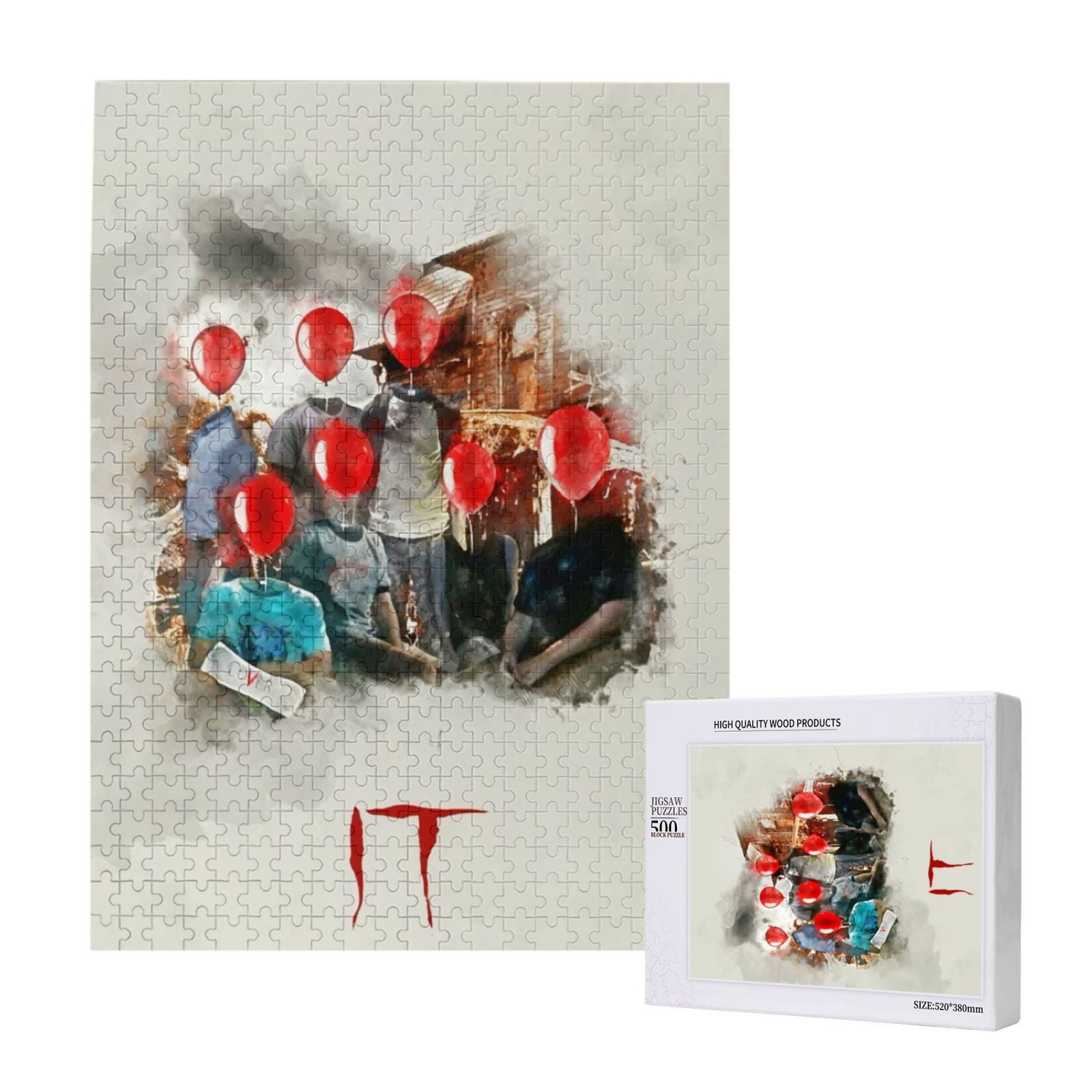 Pennywise Anime Puzzles Boys Girls Teens 300/500/1000 Piece Wooden ...