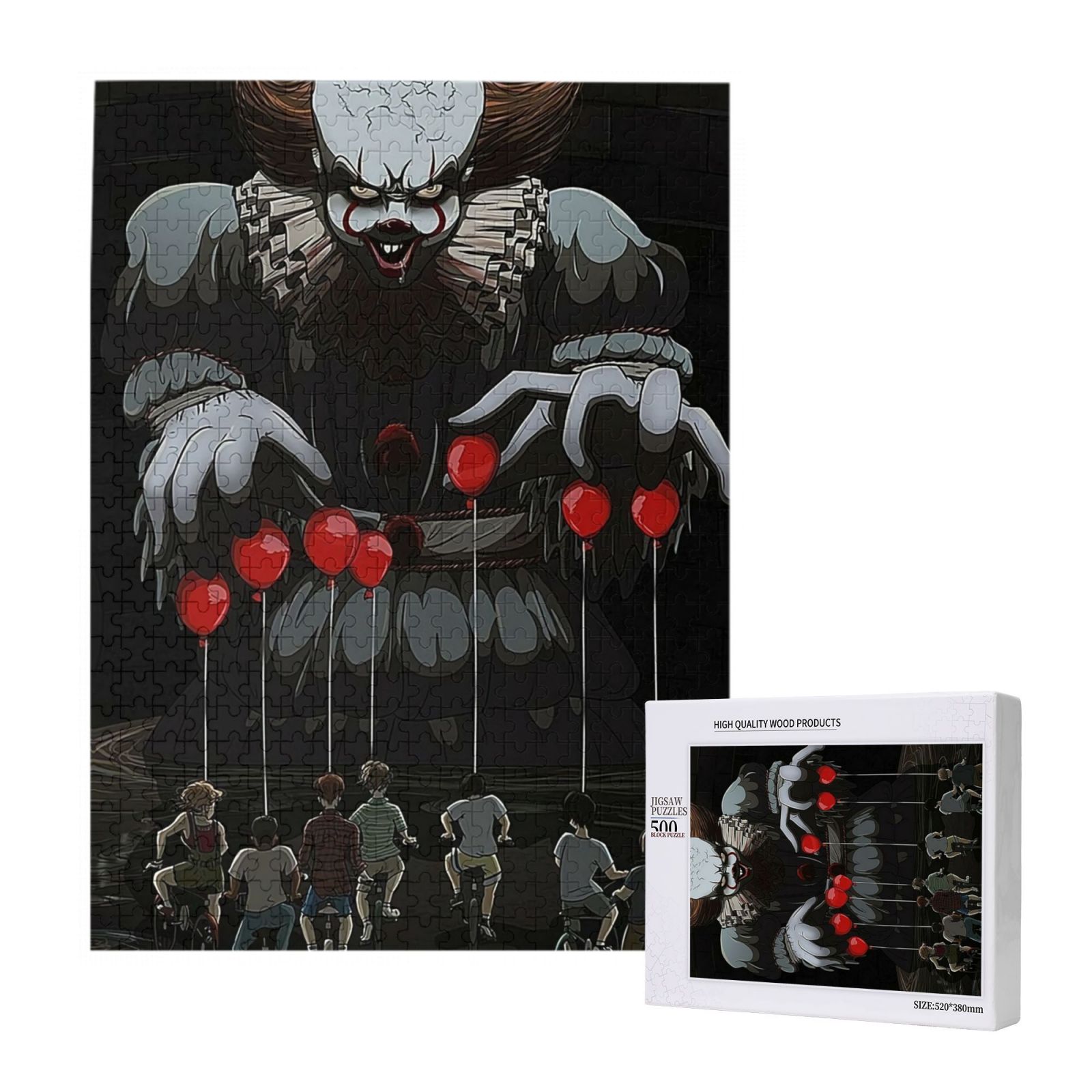 Pennywise Anime Puzzles Boys Girls Teens 300/500/1000 Piece Wooden ...