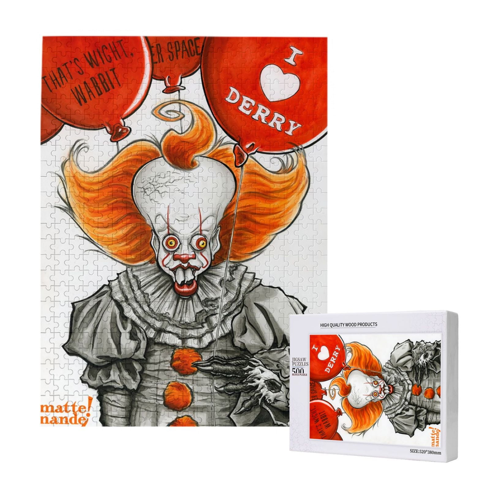 Pennywise Anime Puzzles Boys Girls Teens 300/500/1000 Piece Wooden ...