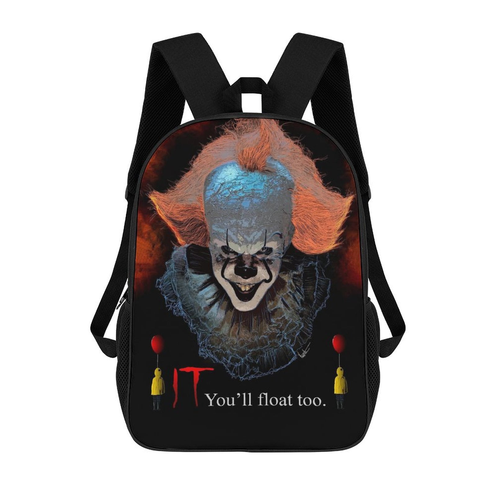 Pennywise Backpack Cartoon Bag Casual Shoulder Daypack Large Capacity ...