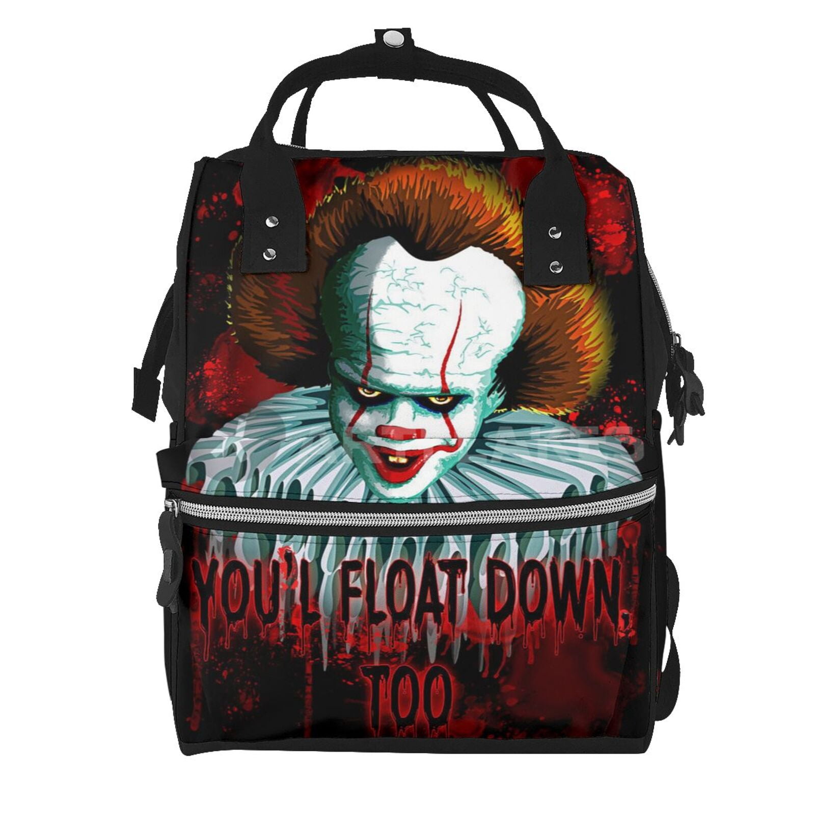 Pennywise Backpack Large Capacity Gym Diaper Bag Travel Tote Beach Bag ...