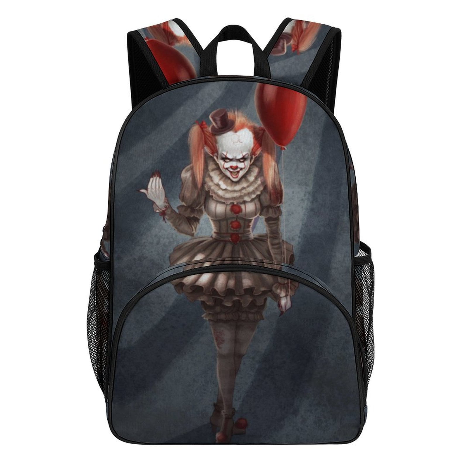 Pennywise Backpack Stylish College Daypack Cute Travel Carry On Bag 17 ...