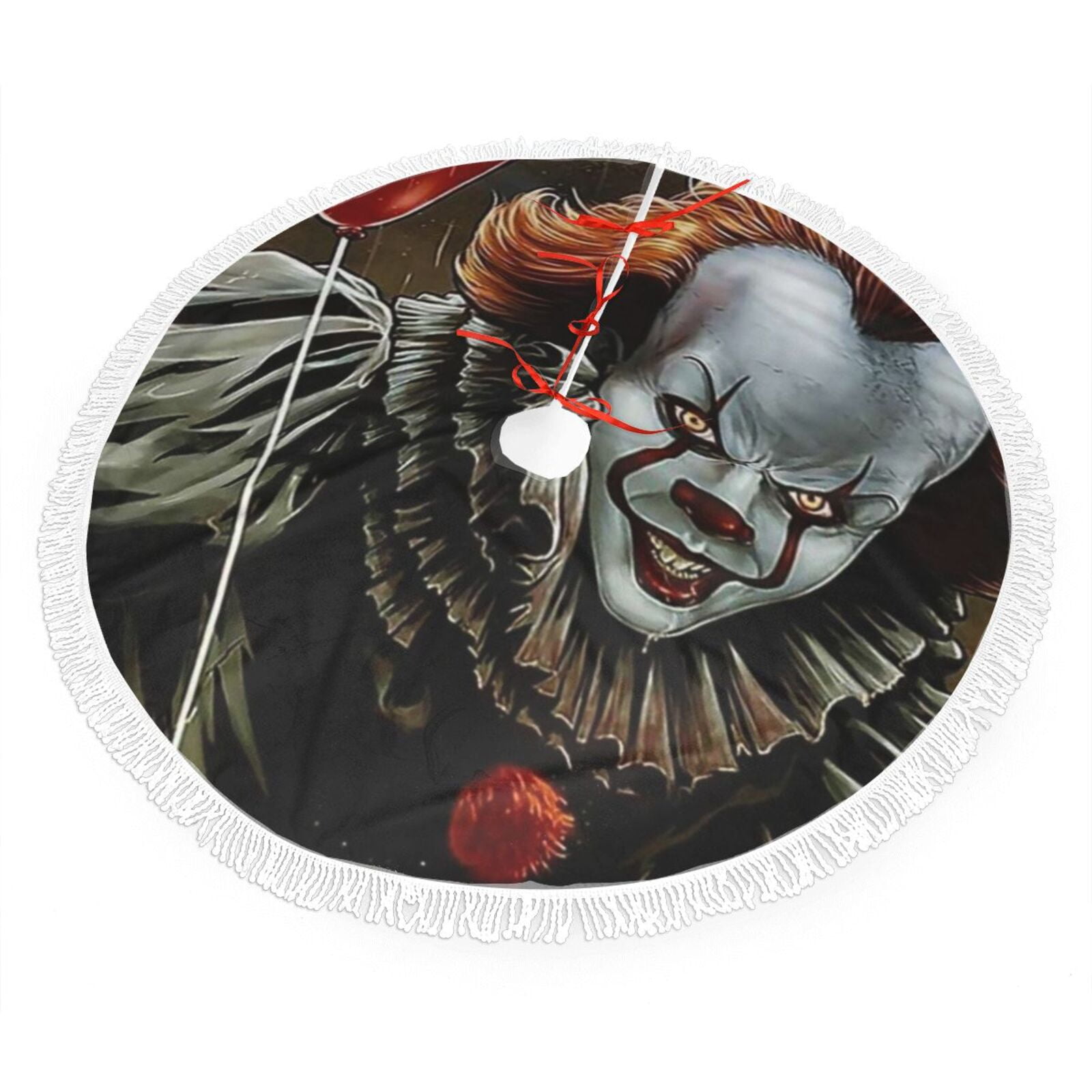 Pennywise Christmas Tree Skirt, Winter Xmas Tree Skirts Mat 30" for ...