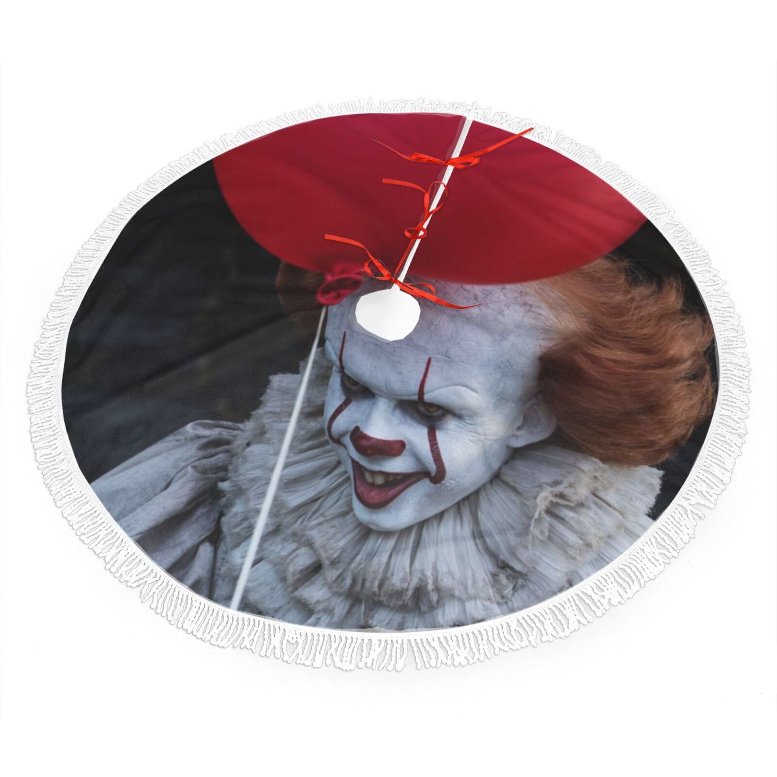 Pennywise Christmas Tree Skirt, Winter Xmas Tree Skirts Mat 48" for ...