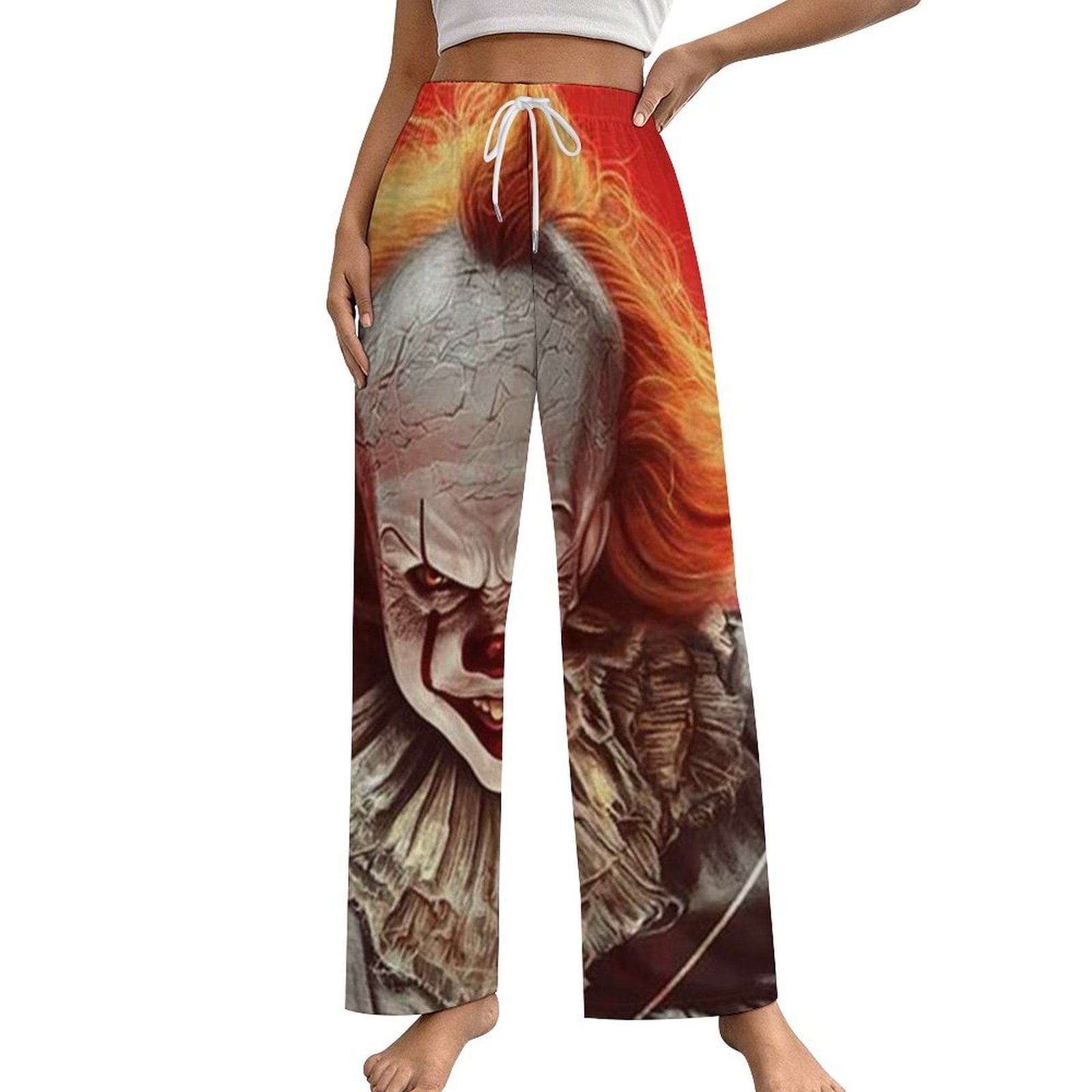 Pennywise Clown It Home Pajama Pants For Womens Comfortable Soft Lounge ...