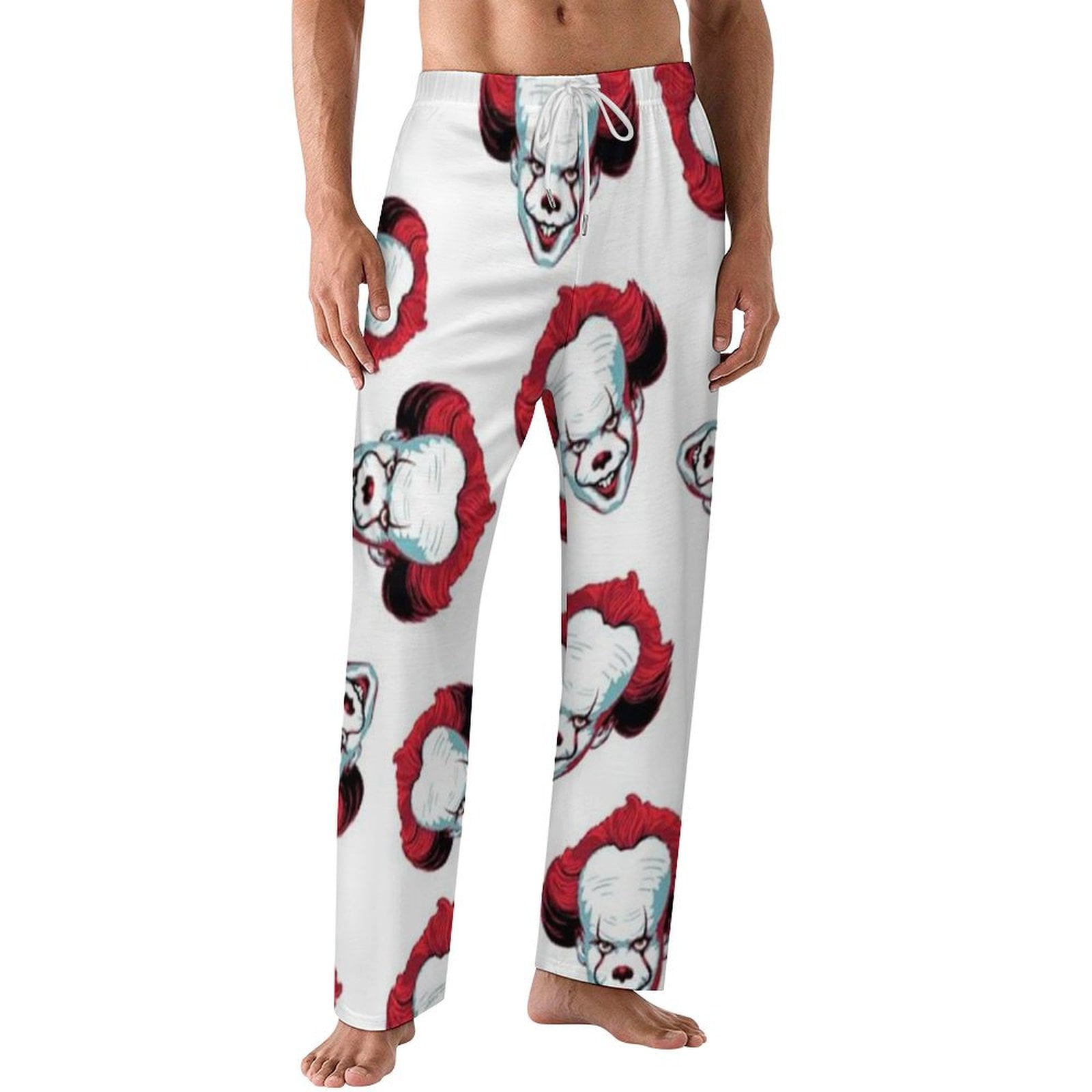 Pennywise Clown Mens Pajama Pants Cozy Soft Lounge Sleep Pajamas Pants ...