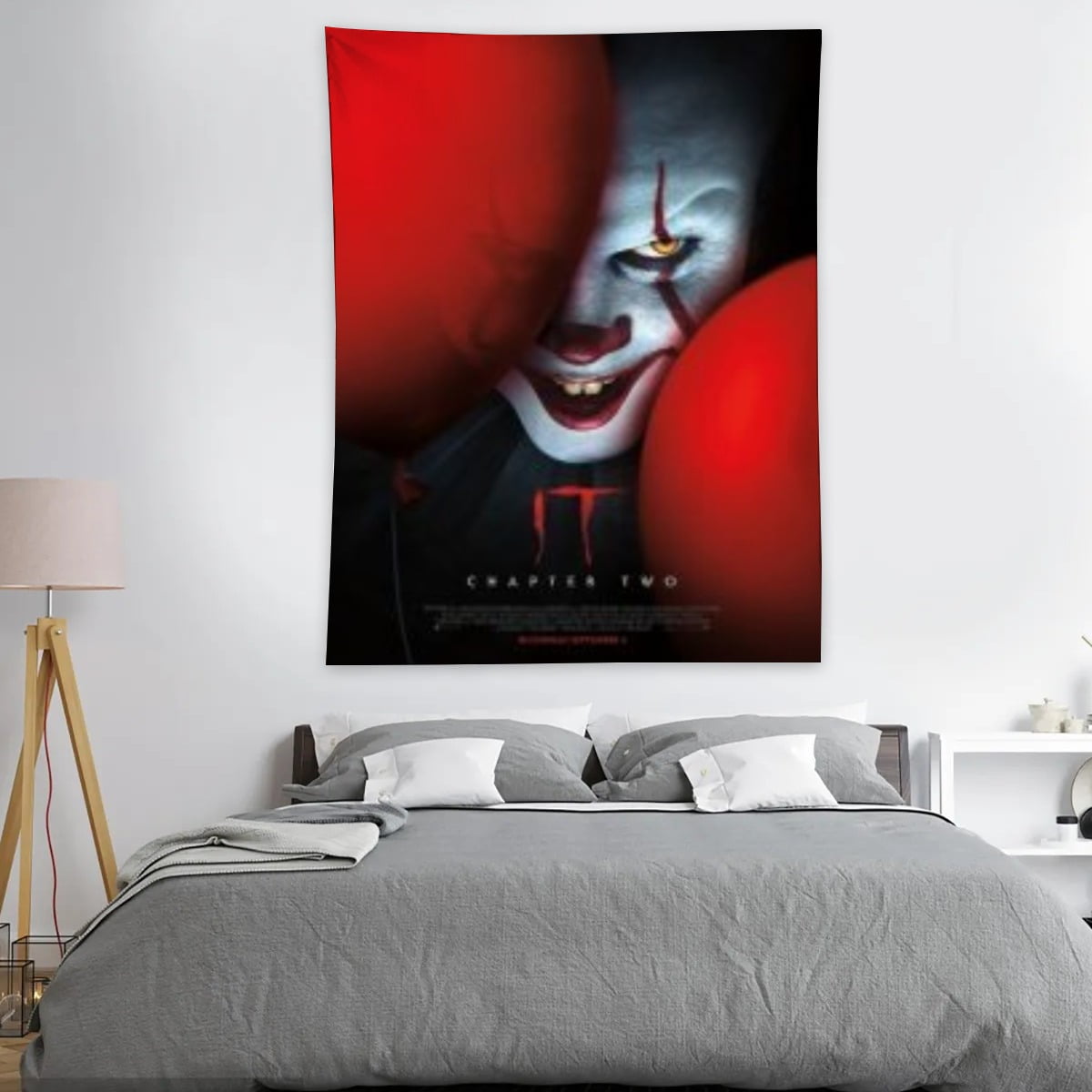 Pennywise Clown Tapestry Gift Wall Hanging Backdrop for Room Bedroom ...