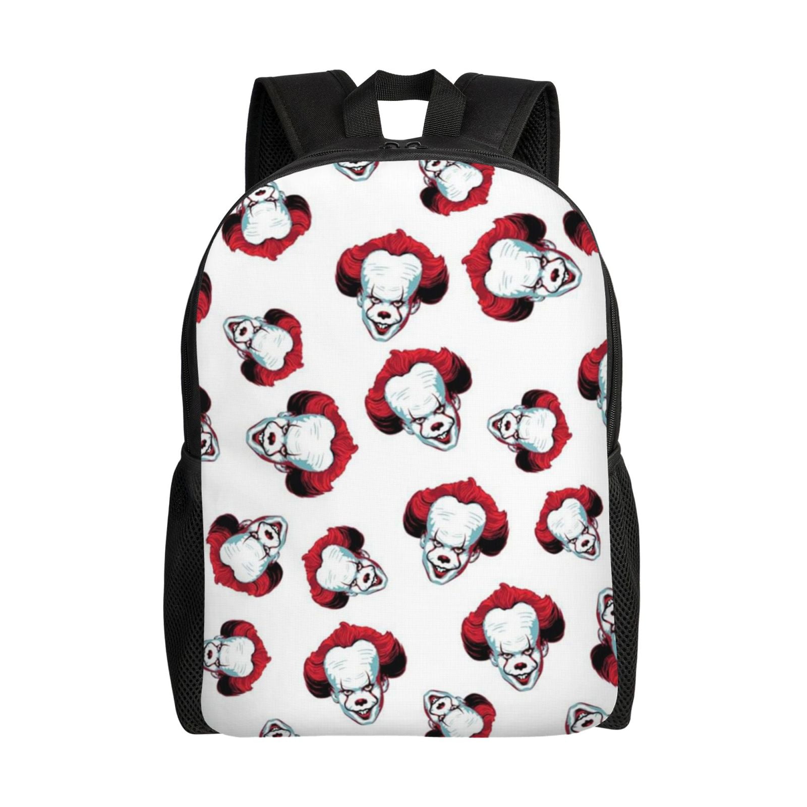 Pennywise Clown Unisex Backpack Laptop Daypack Adjustable Shoulders ...