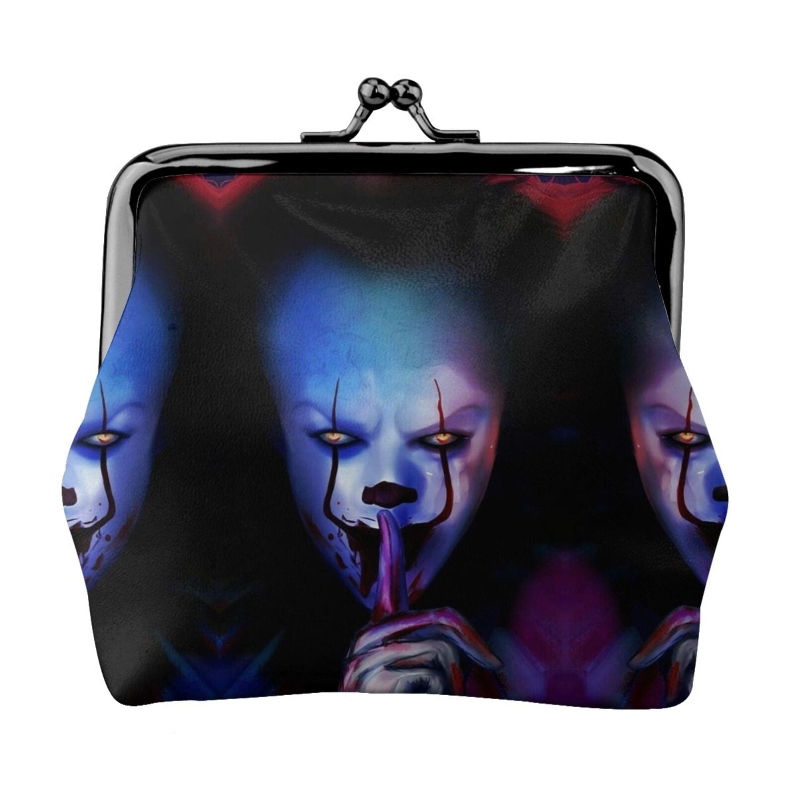 Pennywise Coin Purse Kiss-lock Change Pouch Leather Clutch Stylish ...