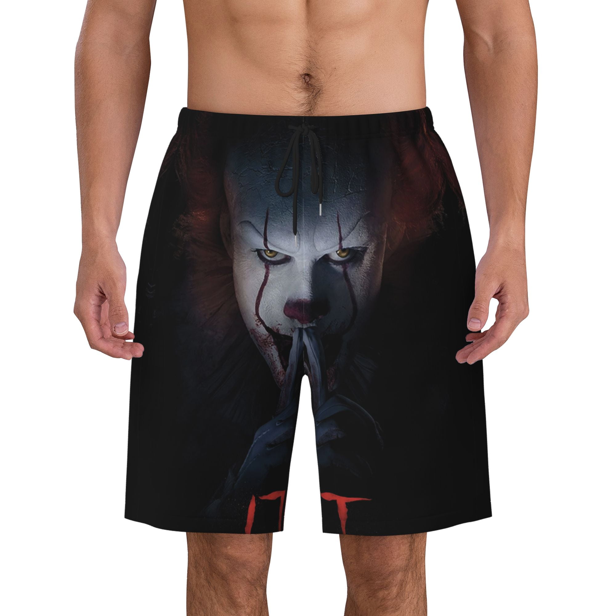 Pennywise Dancing Clown Horror Men's Beach Pants Quick Dry Beach Shorts ...