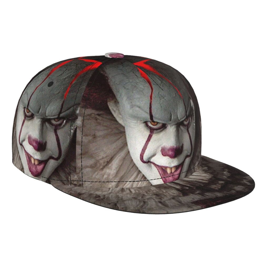 Pennywise Dancing Clown Horror Unisex Flat Brim Cap Fashion Adjustable ...