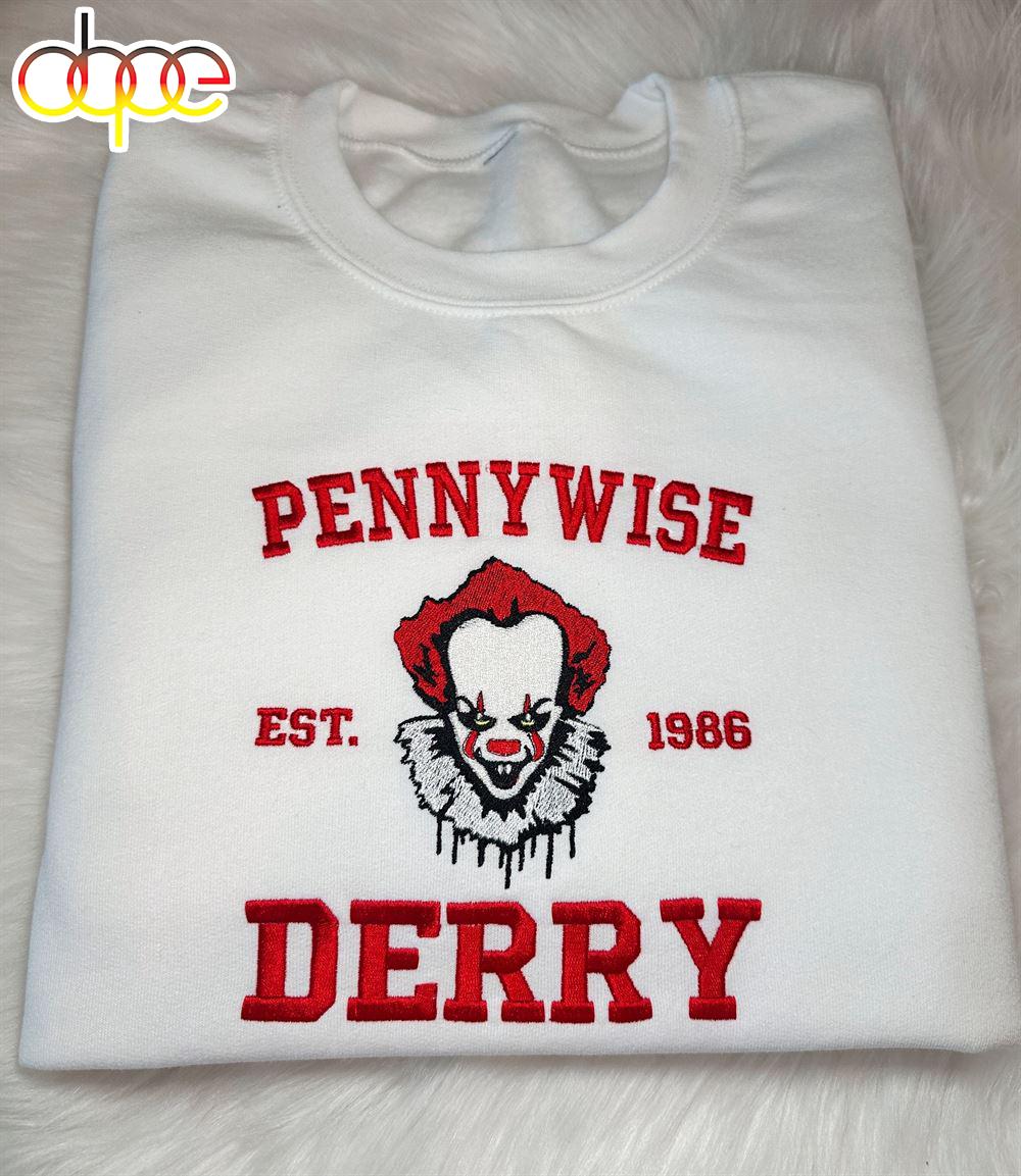 Pennywise Derry Embroidered Sweatshirt - Walmart.com