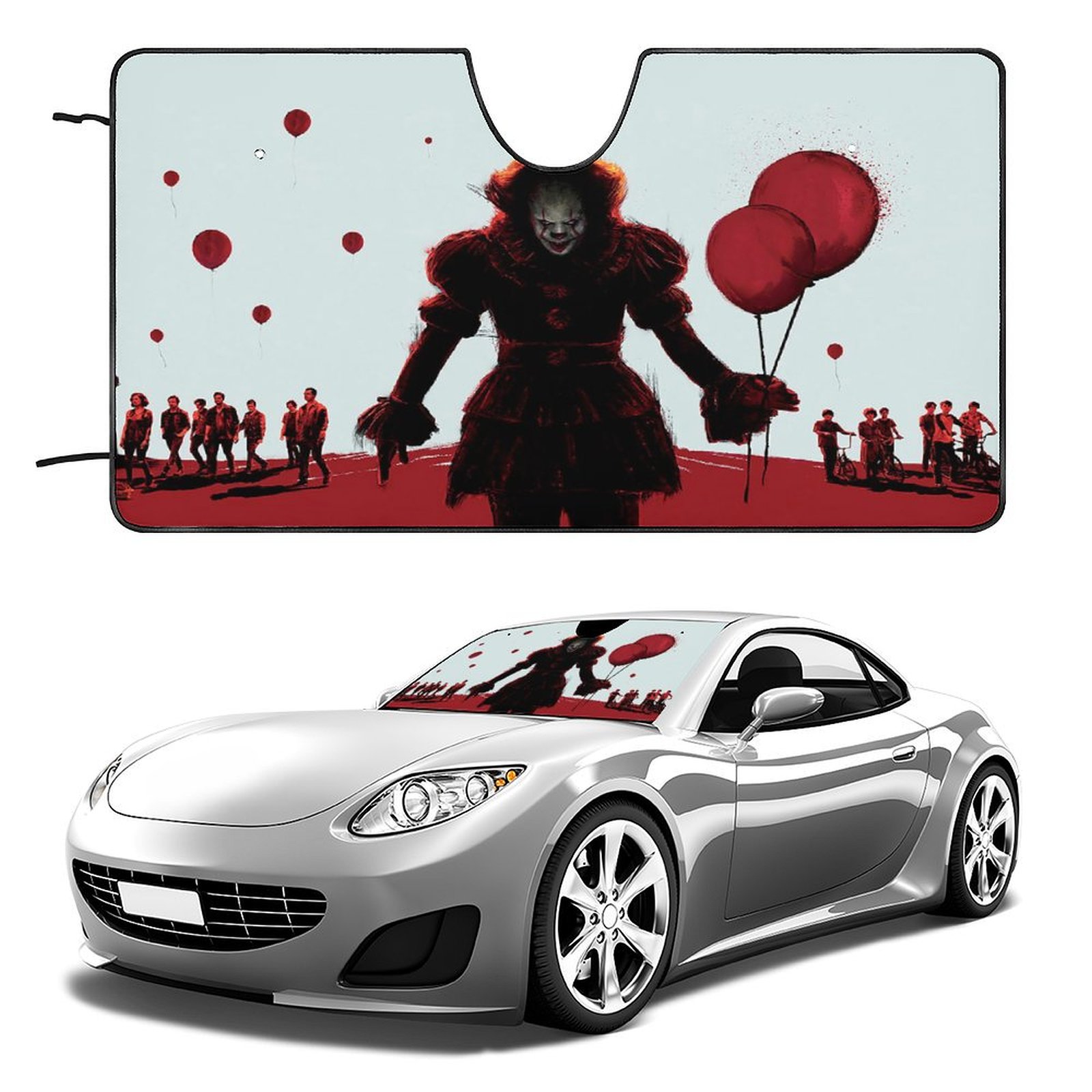 Pennywise Foldable Car Windshield Sun Shades Universal Keep Your ...