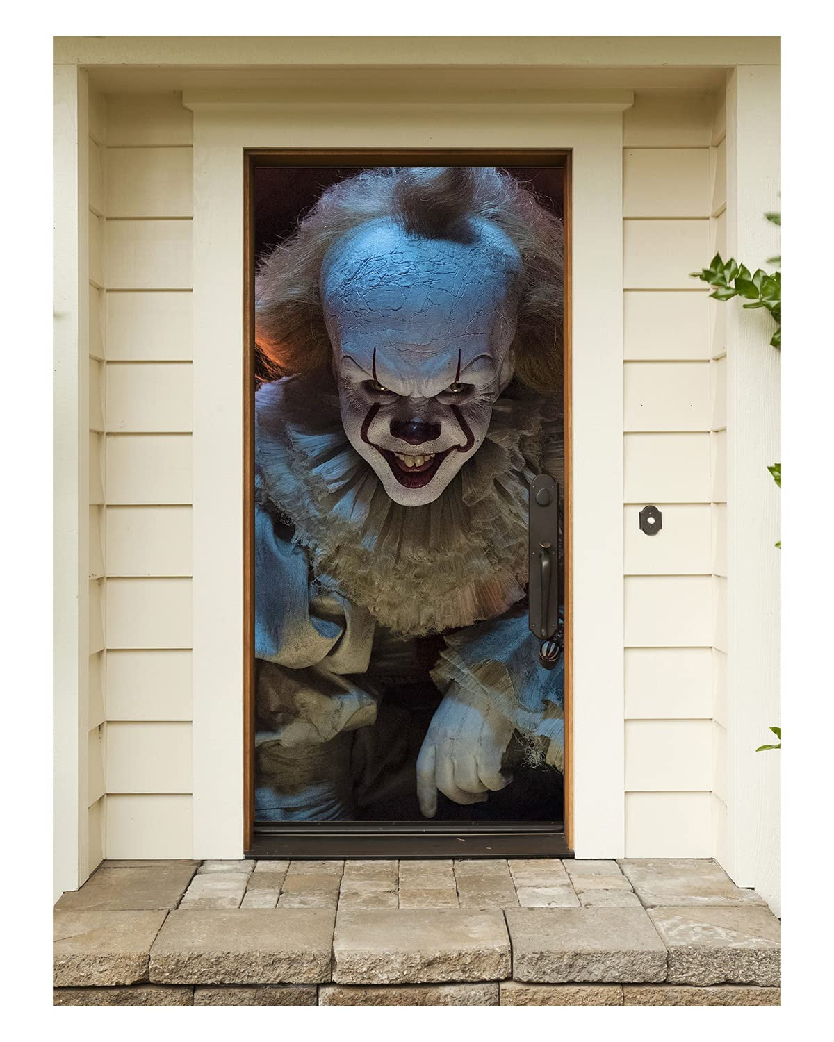 Pennywise Halloween Decorations | Halloween Door Cover Scary | Halloween Decorations for Home ...