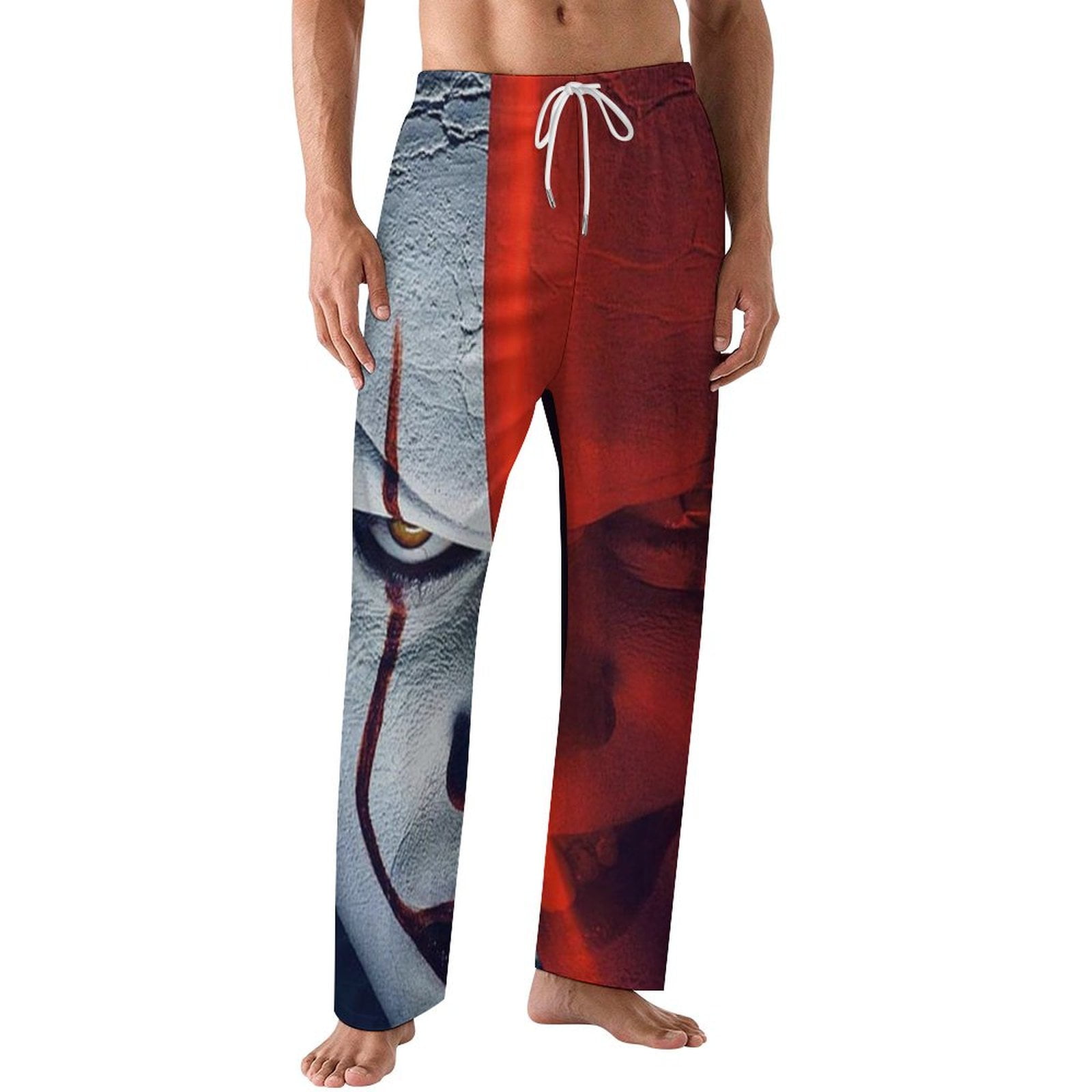 Pennywise Horror Mens Pajama Pants Cozy Soft Lounge Sleep Pajamas Pants ...