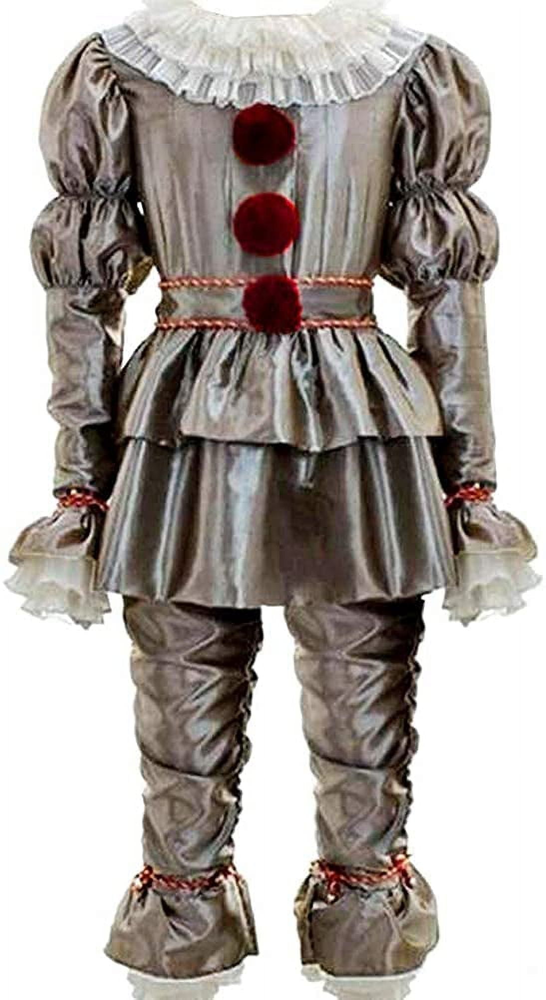 Halloween Horror Pennywise IT Adult Costume Size M (Includes Clown Mask ...